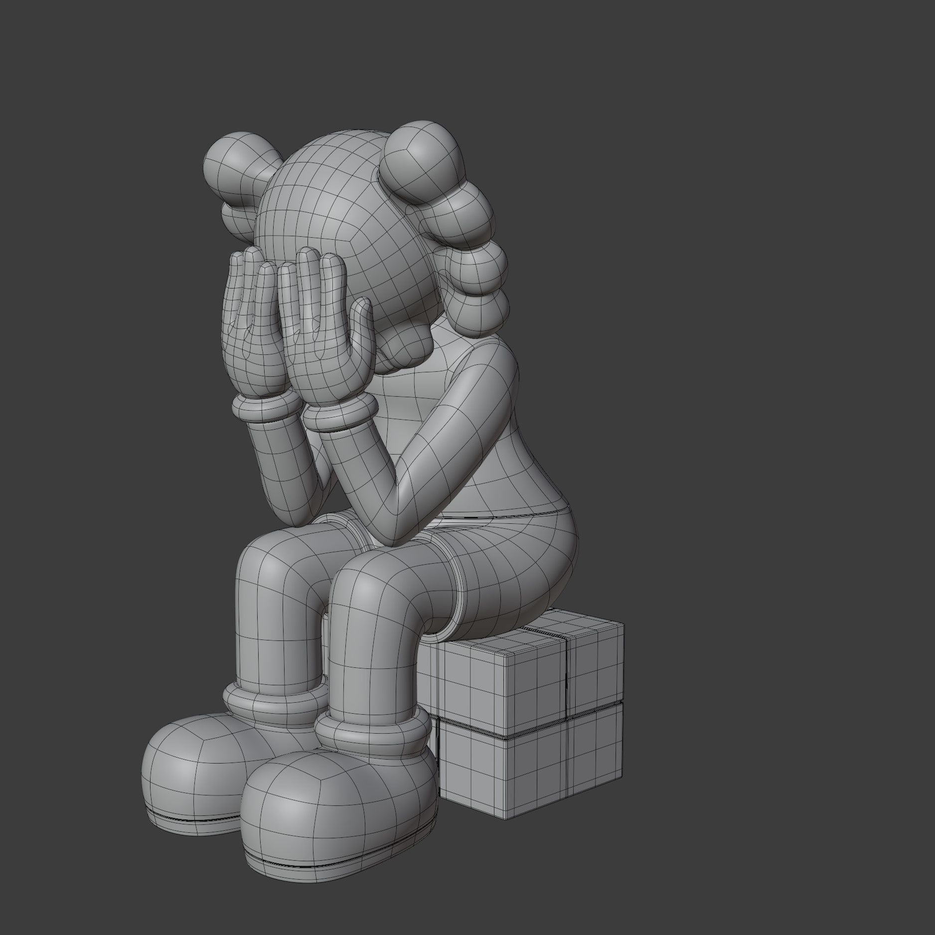 Kaws Passing Through Companion 3D model | CGTrader