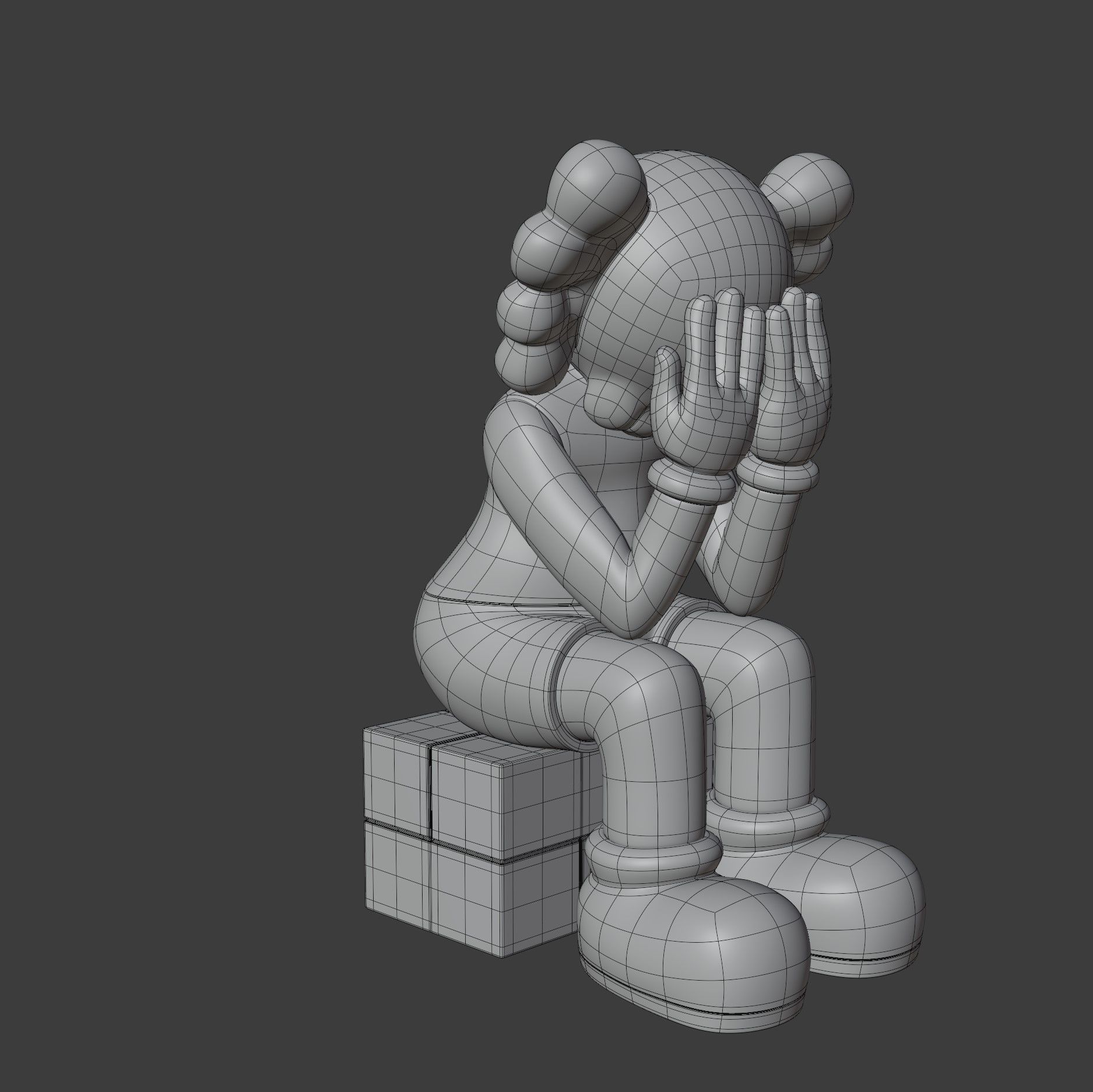 Kaws Passing Through Companion 3D model | CGTrader