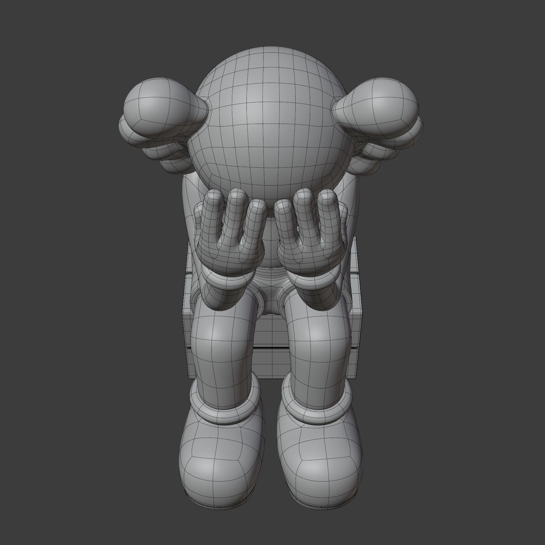 Kaws Passing Through Companion 3D model | CGTrader