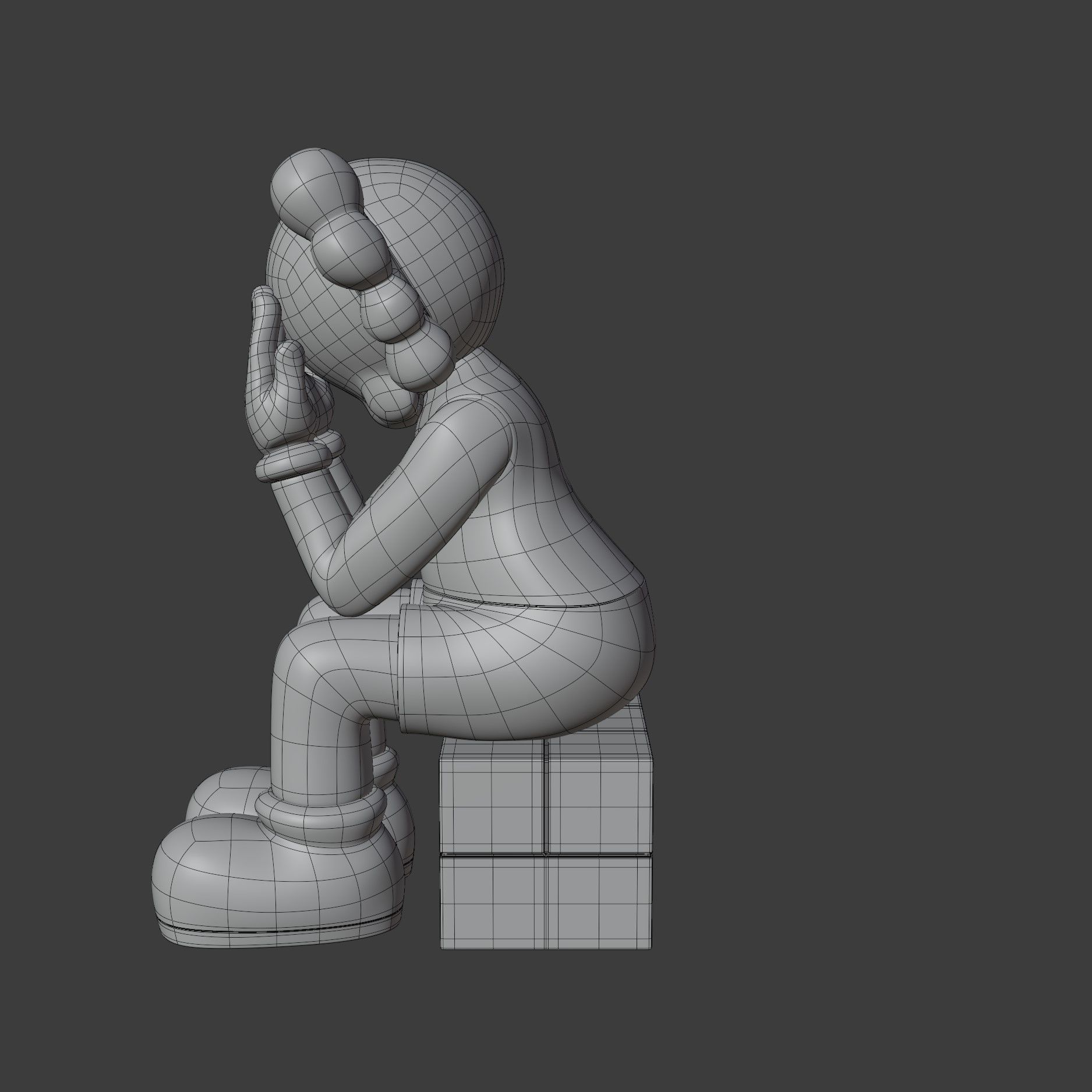 Kaws Passing Through Companion 3D model | CGTrader