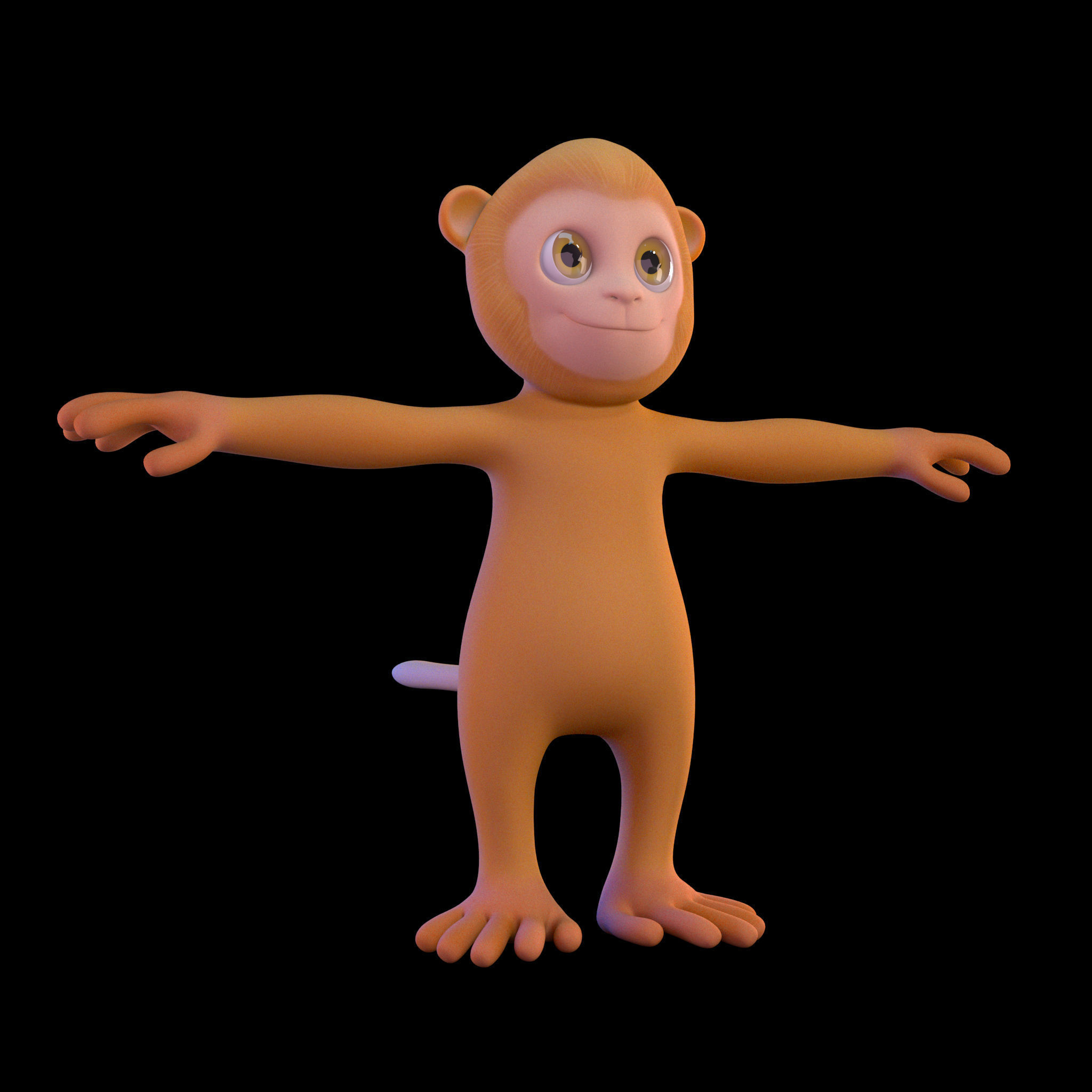 Monkey RIG 3D model | CGTrader