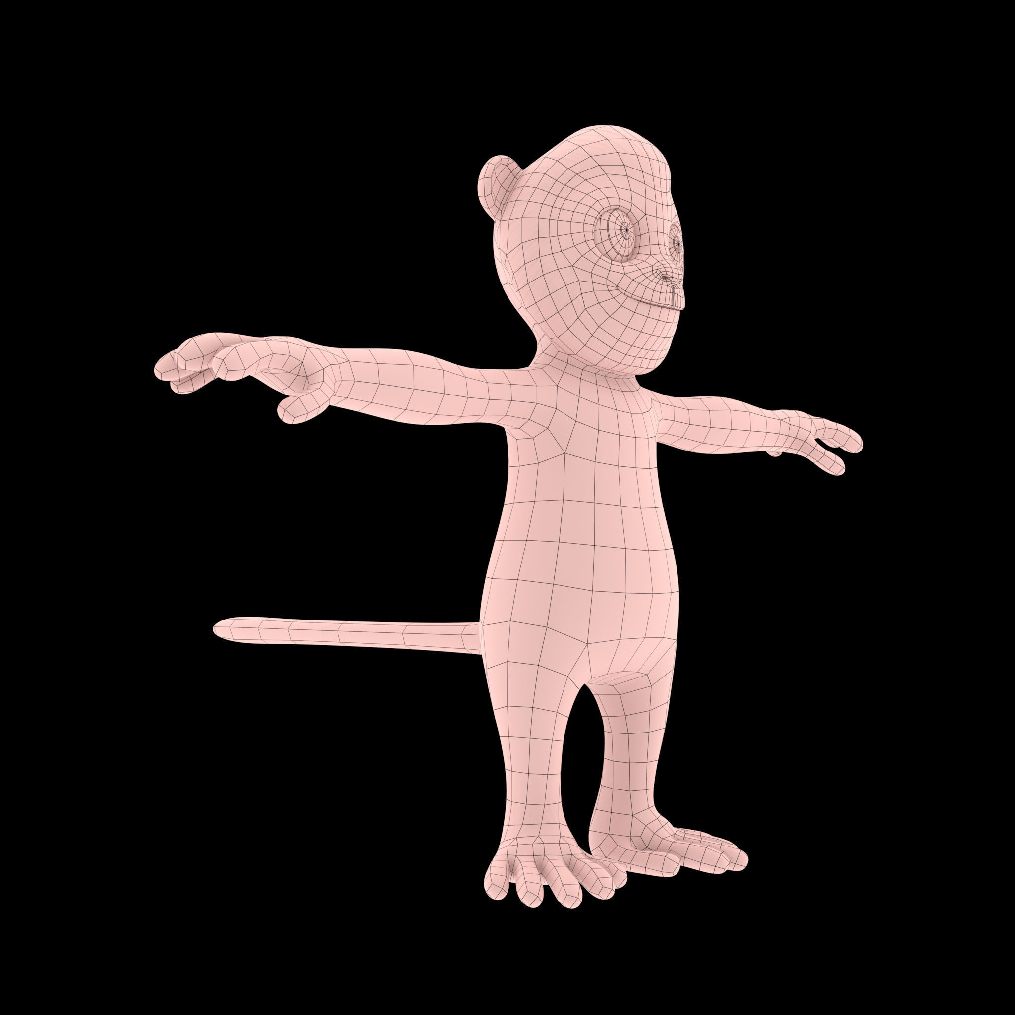 Monkey RIG 3D model | CGTrader