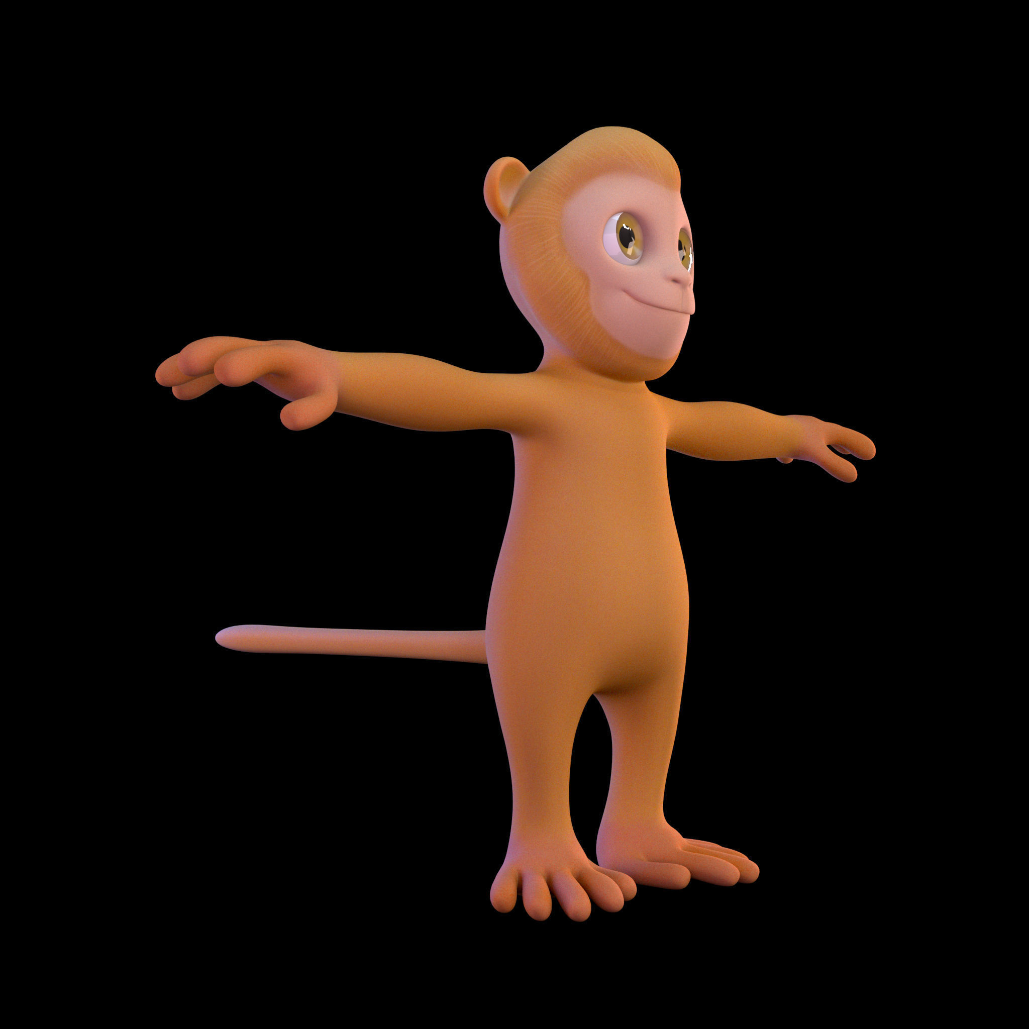 Monkey RIG 3D model | CGTrader