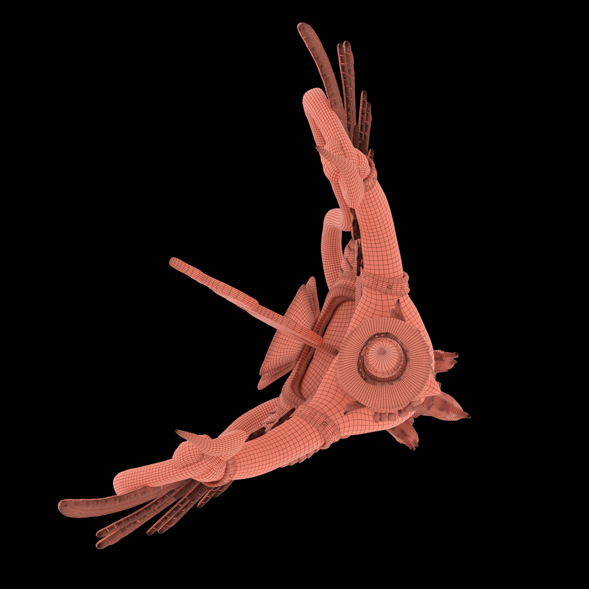 Thai Garuda Statue 3D model | CGTrader