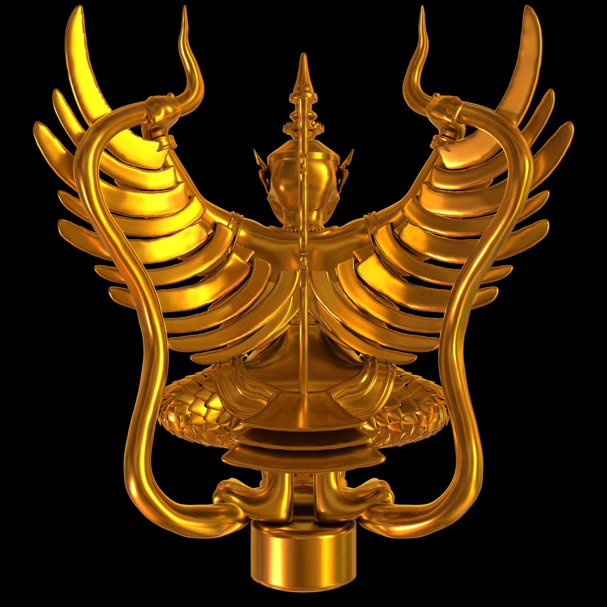 Thai Garuda Statue 3D model | CGTrader