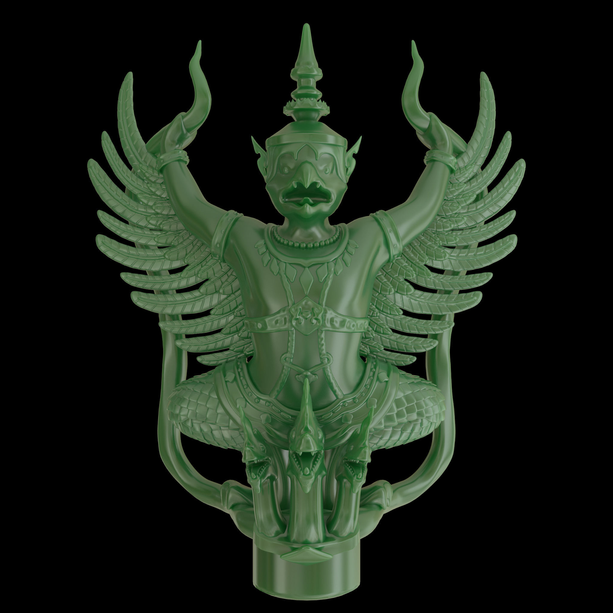Thai Garuda Statue 3D model | CGTrader