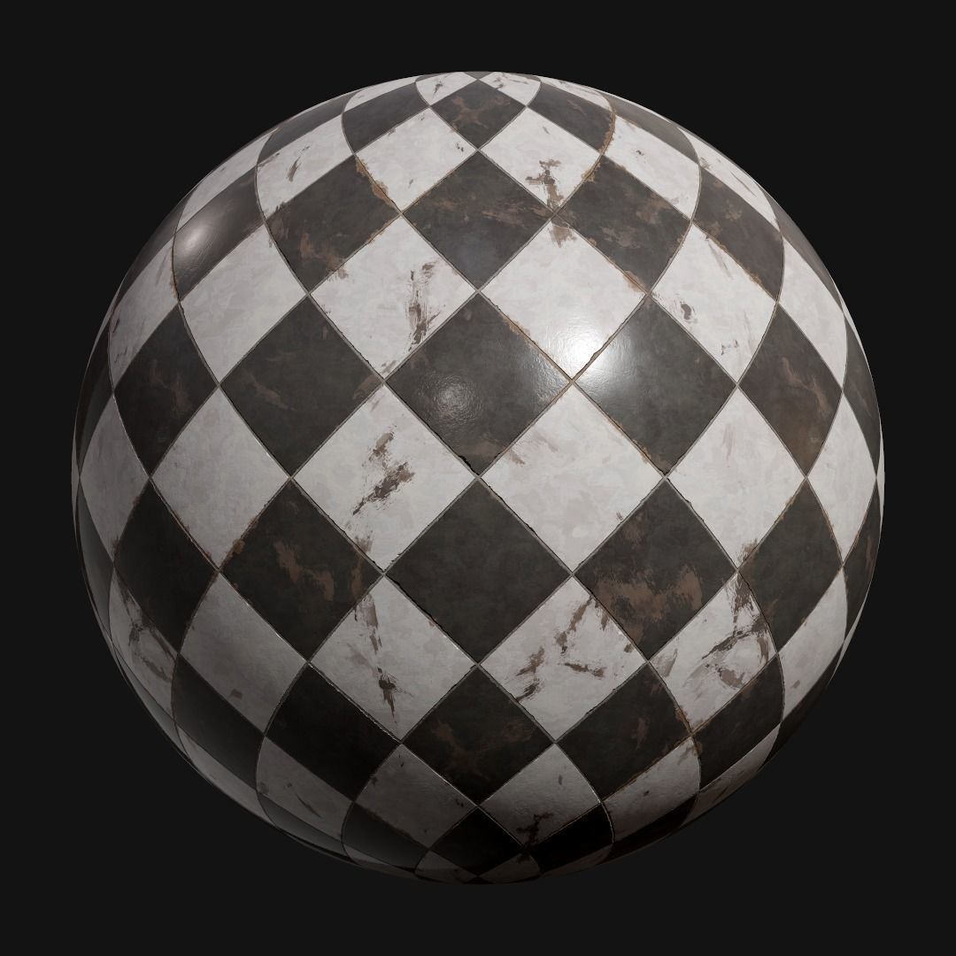 Checkerboard Tiles Texture | CGTrader