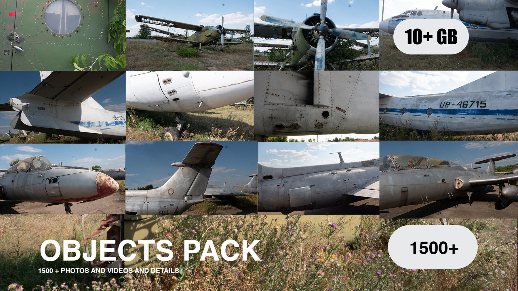 Airplanes reference pack High Resolution Texture | CGTrader