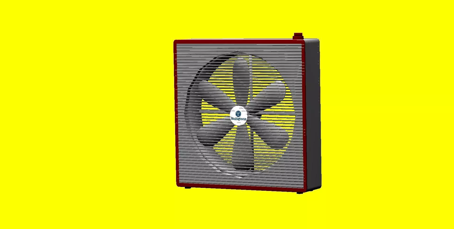 box fan free 3D model | CGTrader