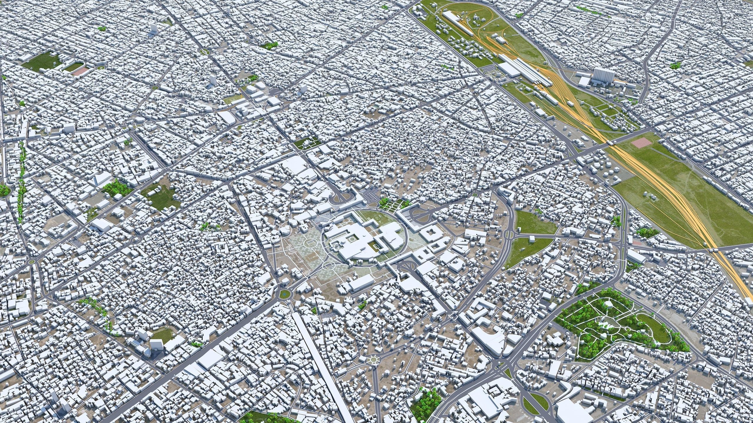 3D model Mashhad City Iran VR / AR / low-poly | CGTrader