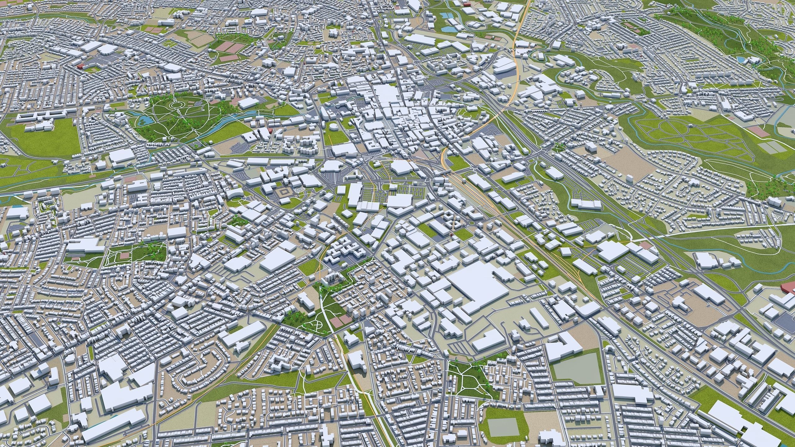 3D model Manchester City United Kingdom VR / AR / low-poly | CGTrader