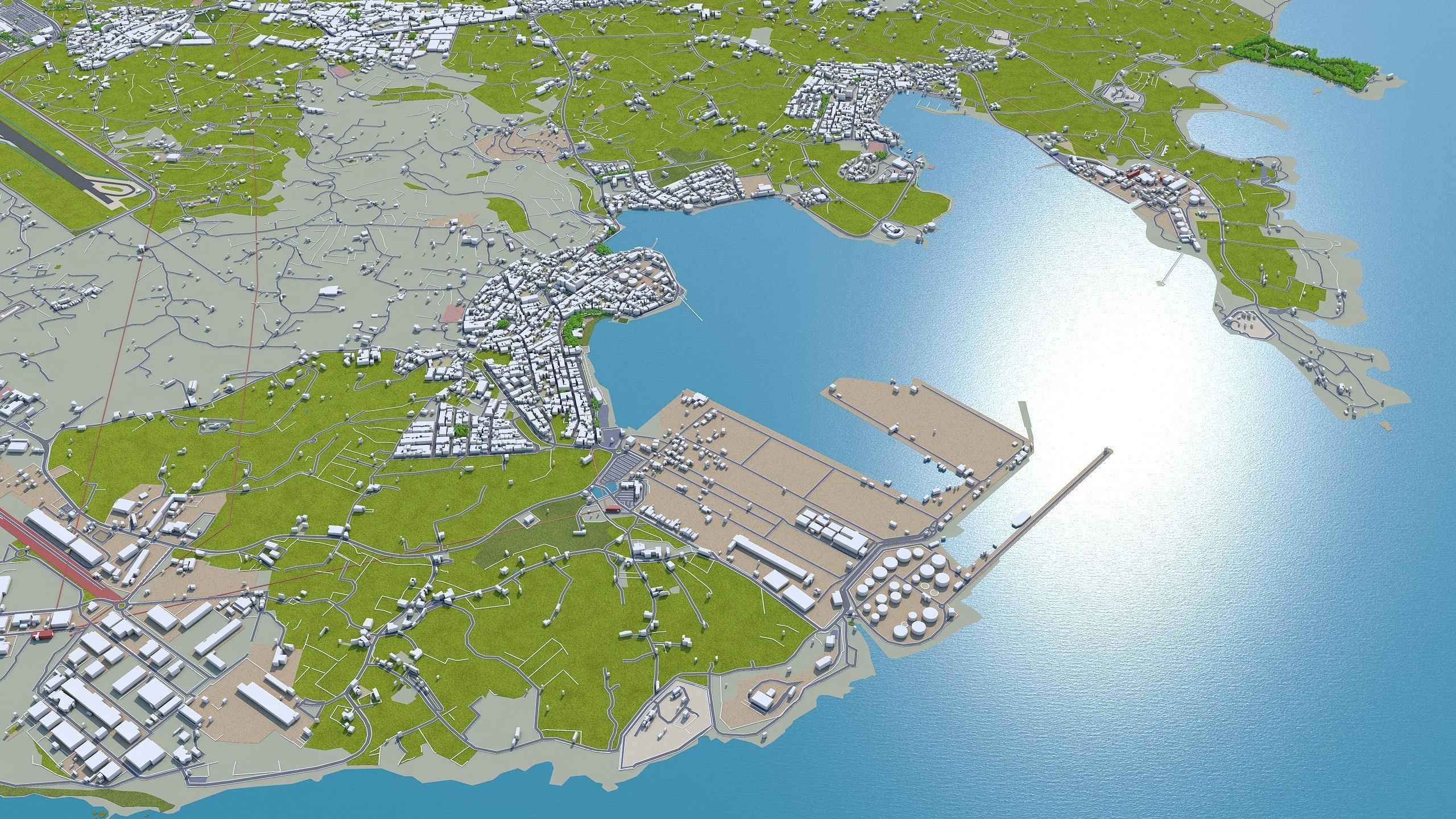 3D model Malta Country VR / AR / low-poly | CGTrader