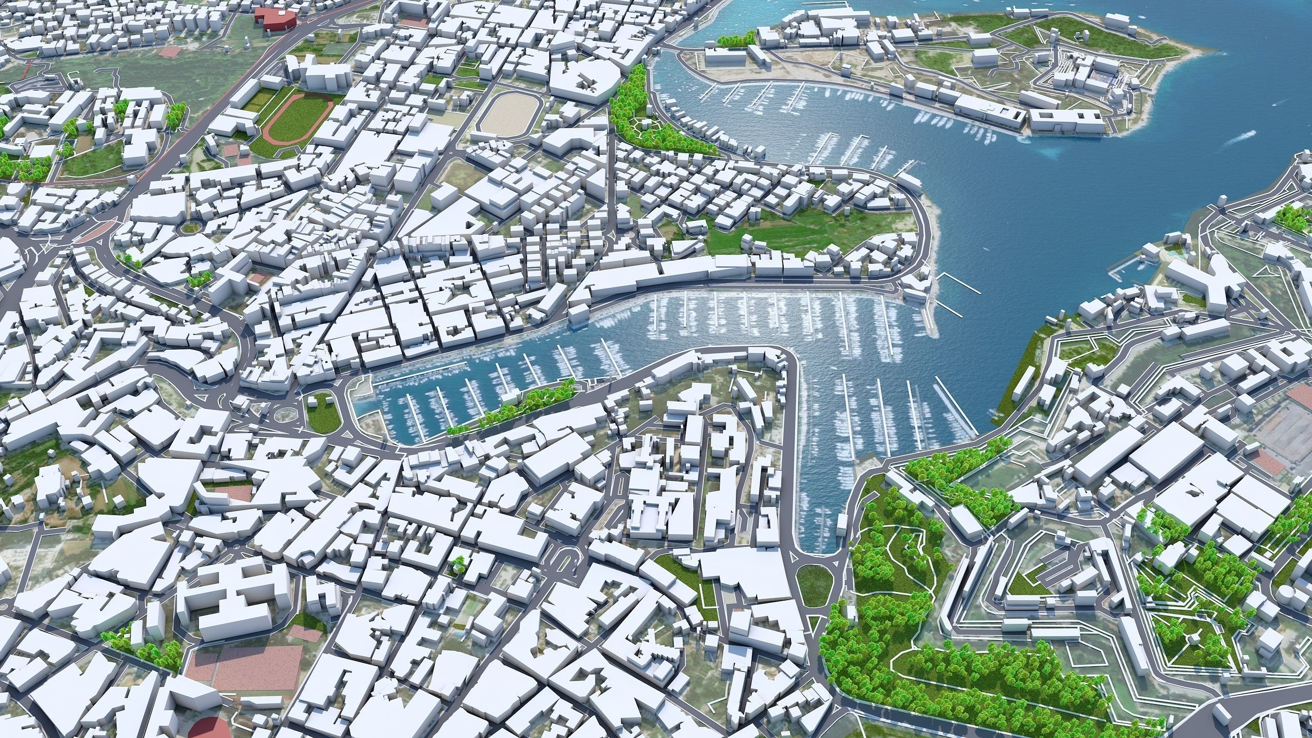 3D model Malta Country VR / AR / low-poly | CGTrader