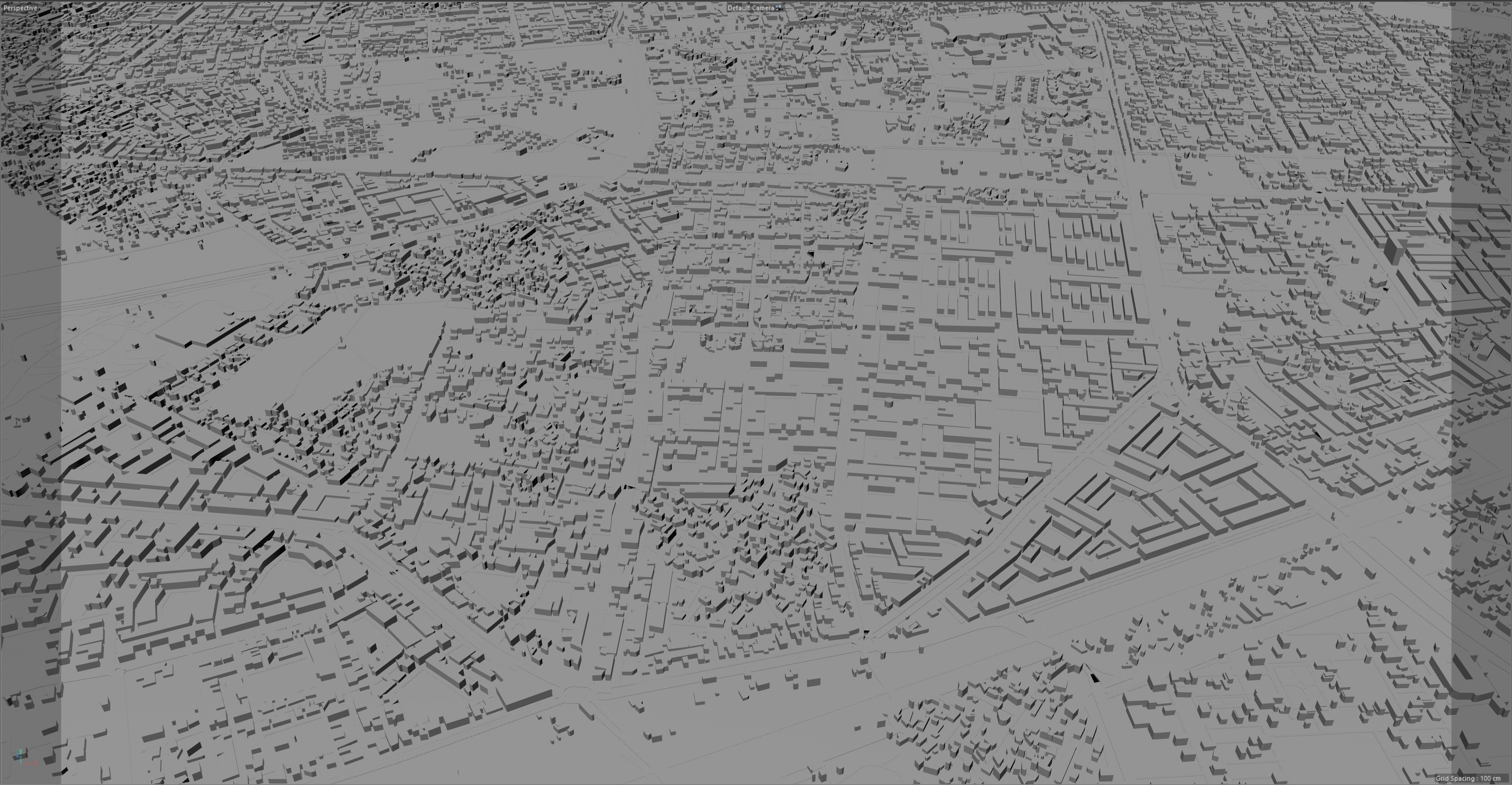 3D model Lucknow City Uttar Pradesh India 50km VR / AR / low-poly ...