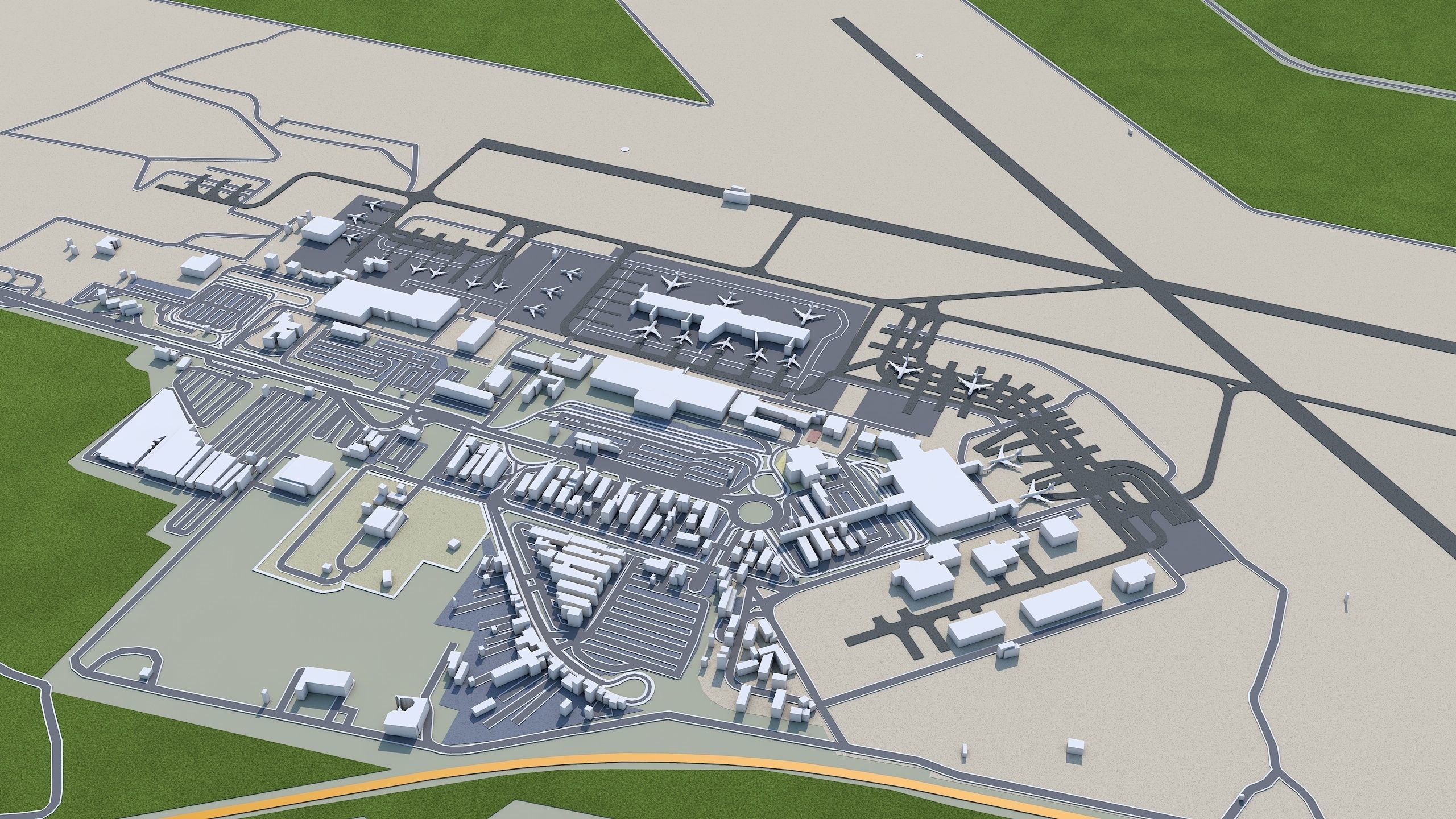 3D model Monterrey City Mexico VR / AR / low-poly | CGTrader