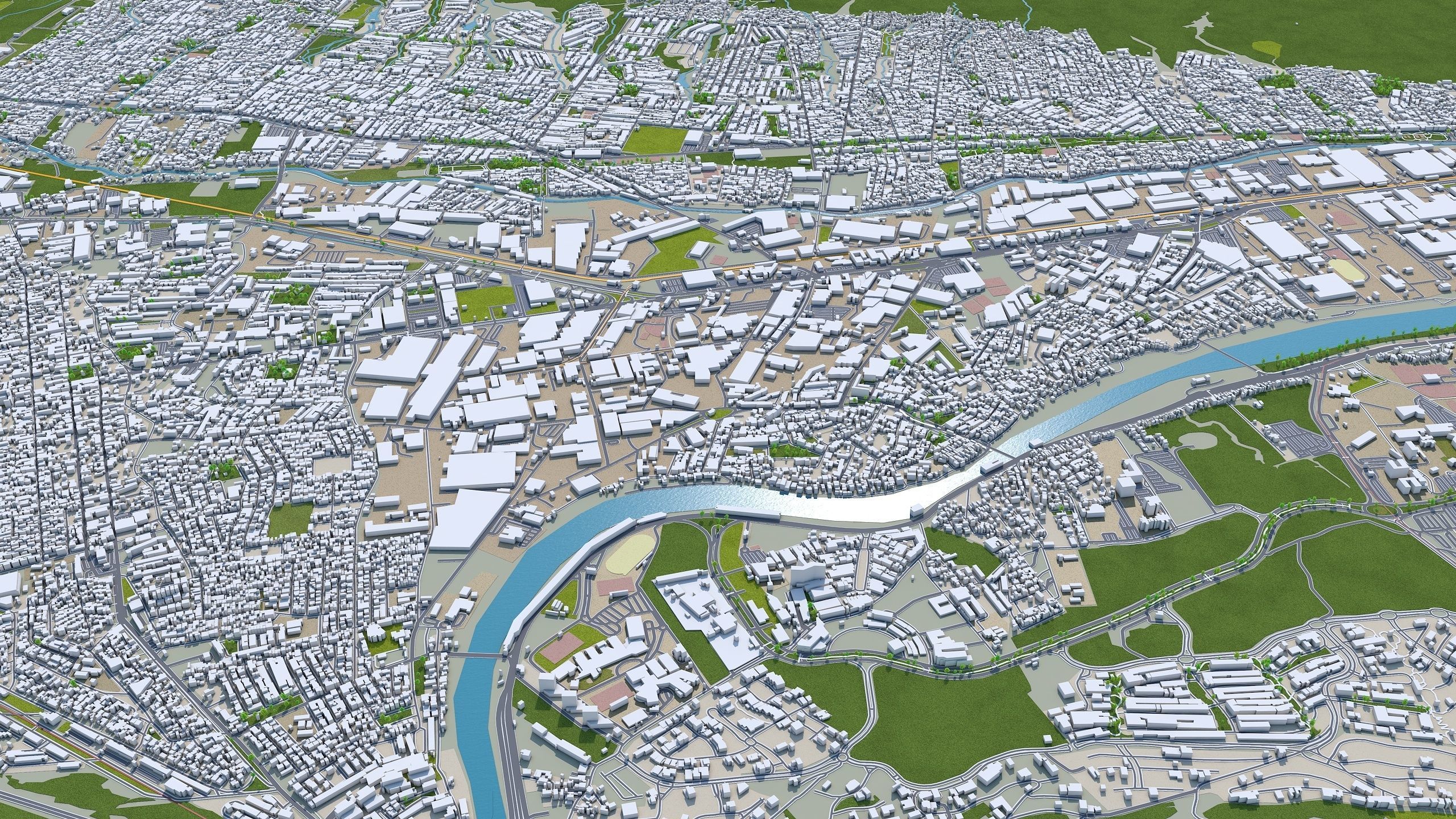 3D model Monterrey City Mexico VR / AR / low-poly | CGTrader