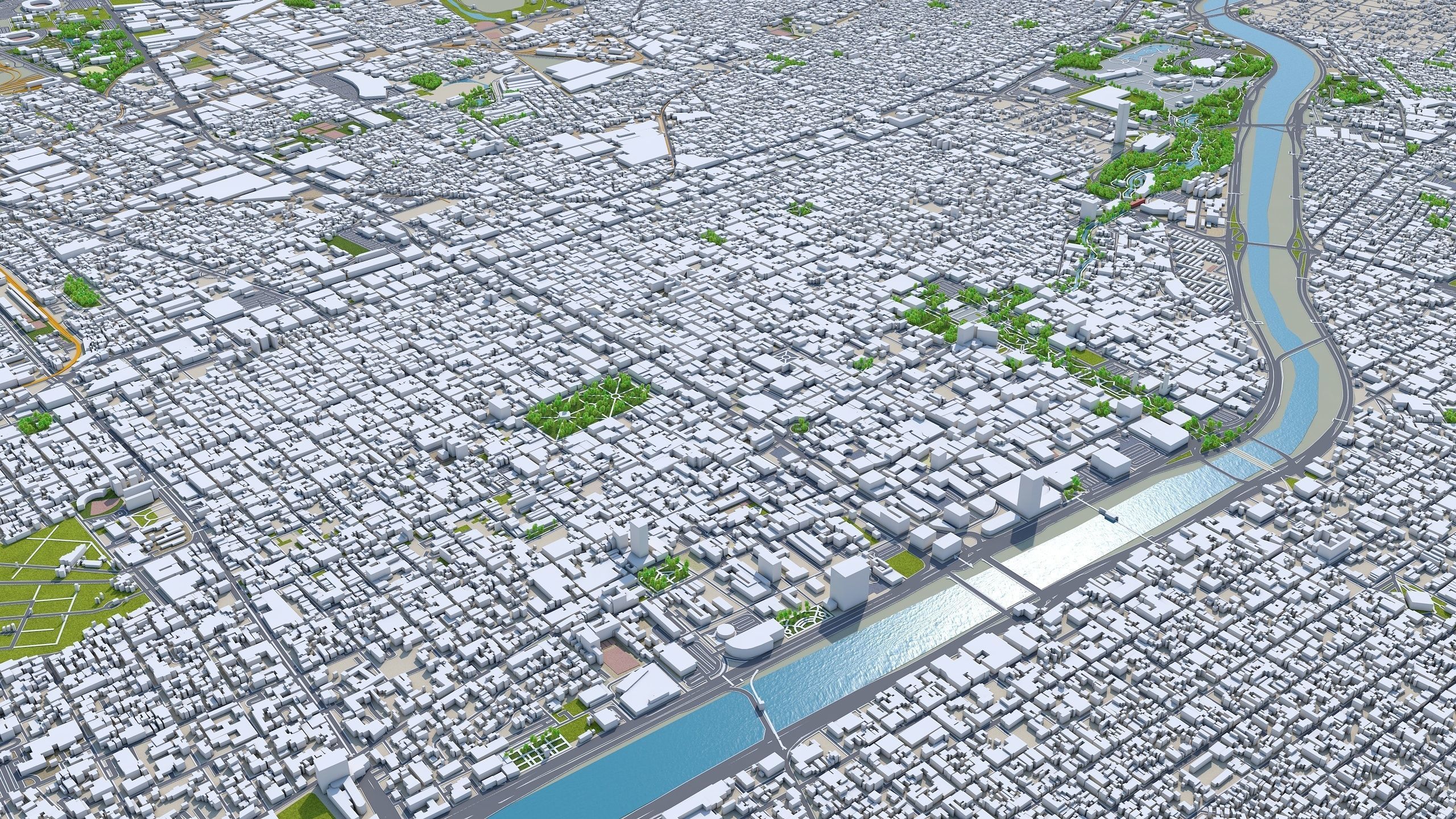 3D model Monterrey City Mexico VR / AR / low-poly | CGTrader