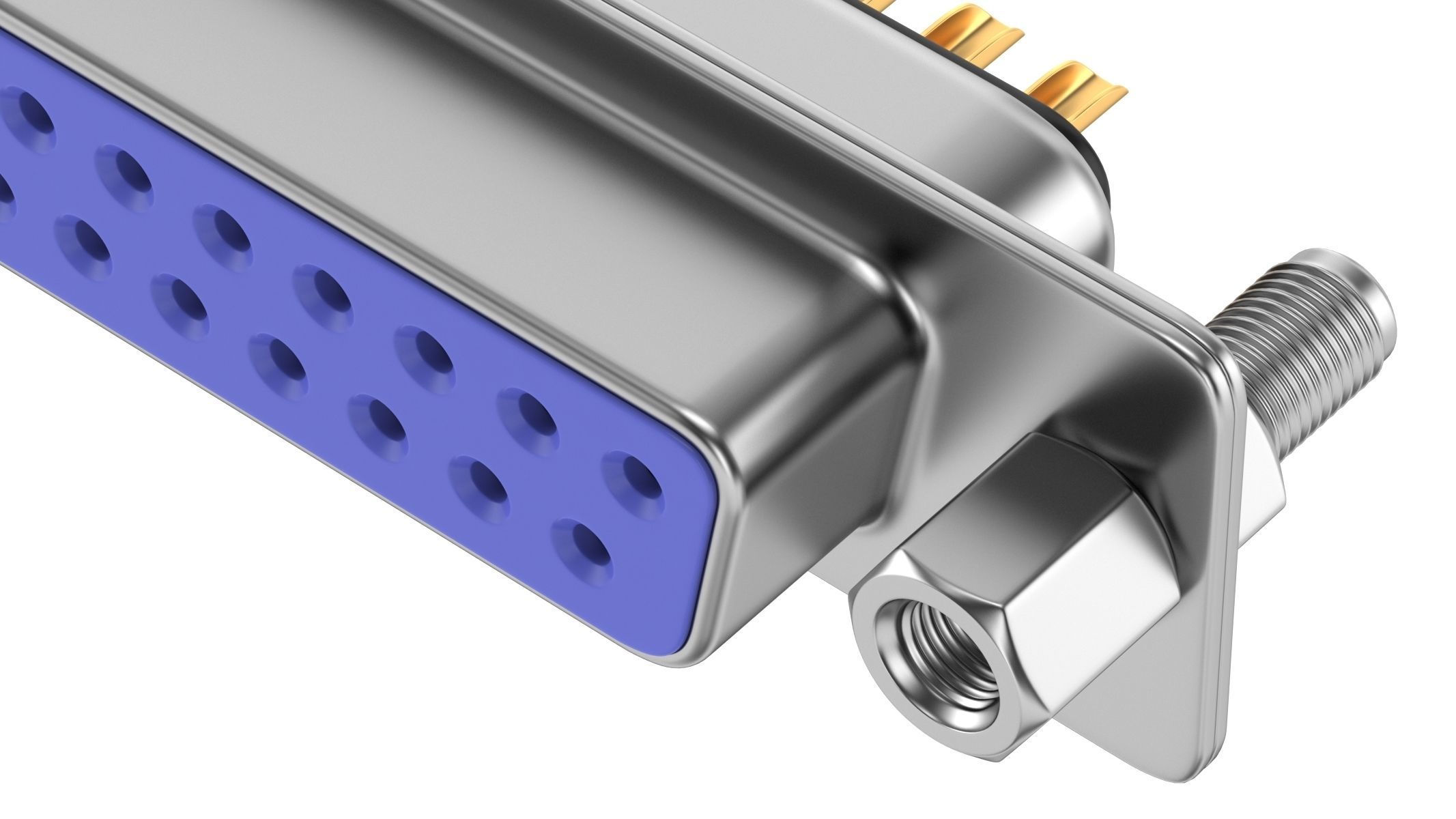 DA15 Female 3D model | CGTrader