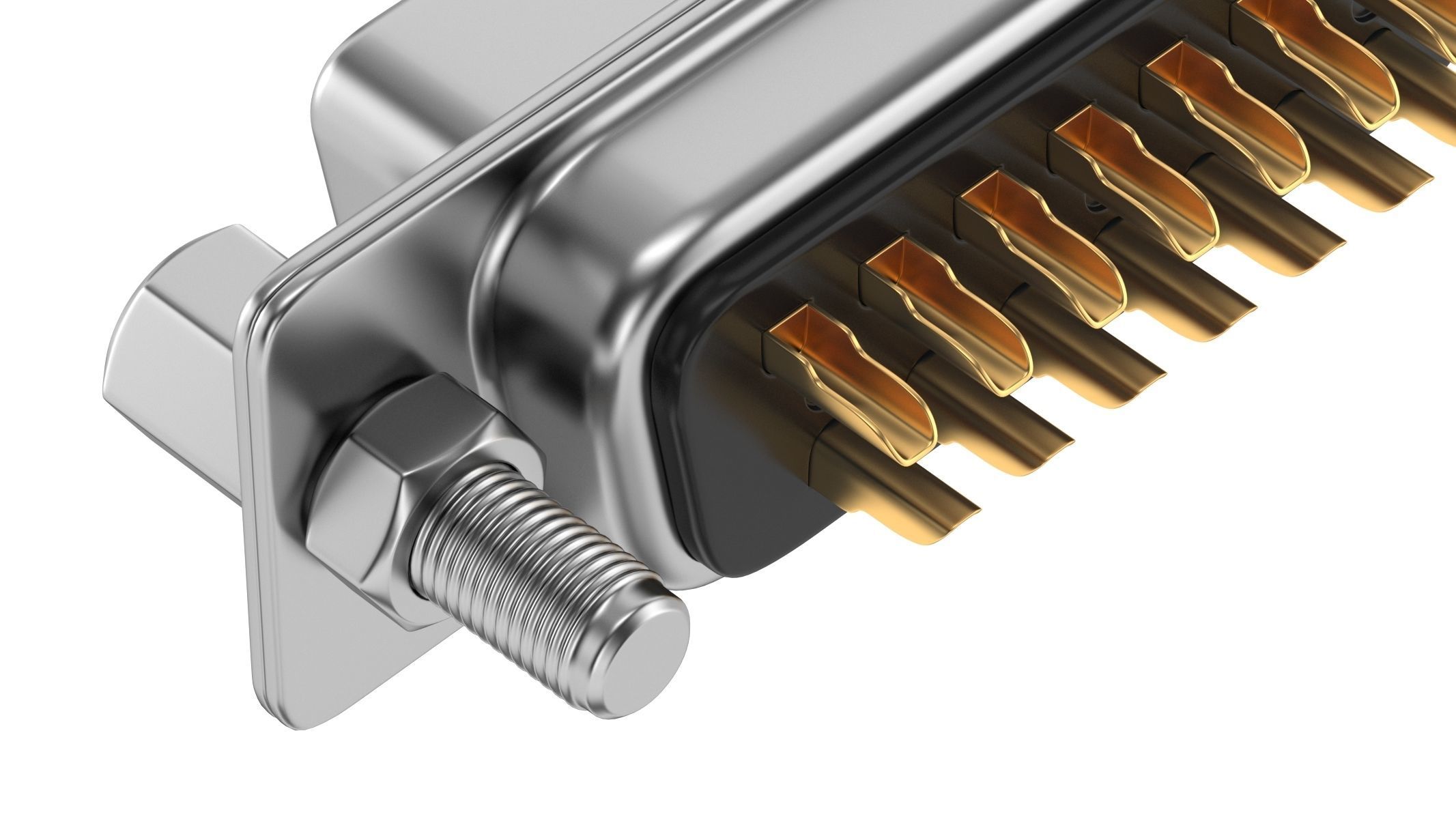 DA15 Female 3D model | CGTrader