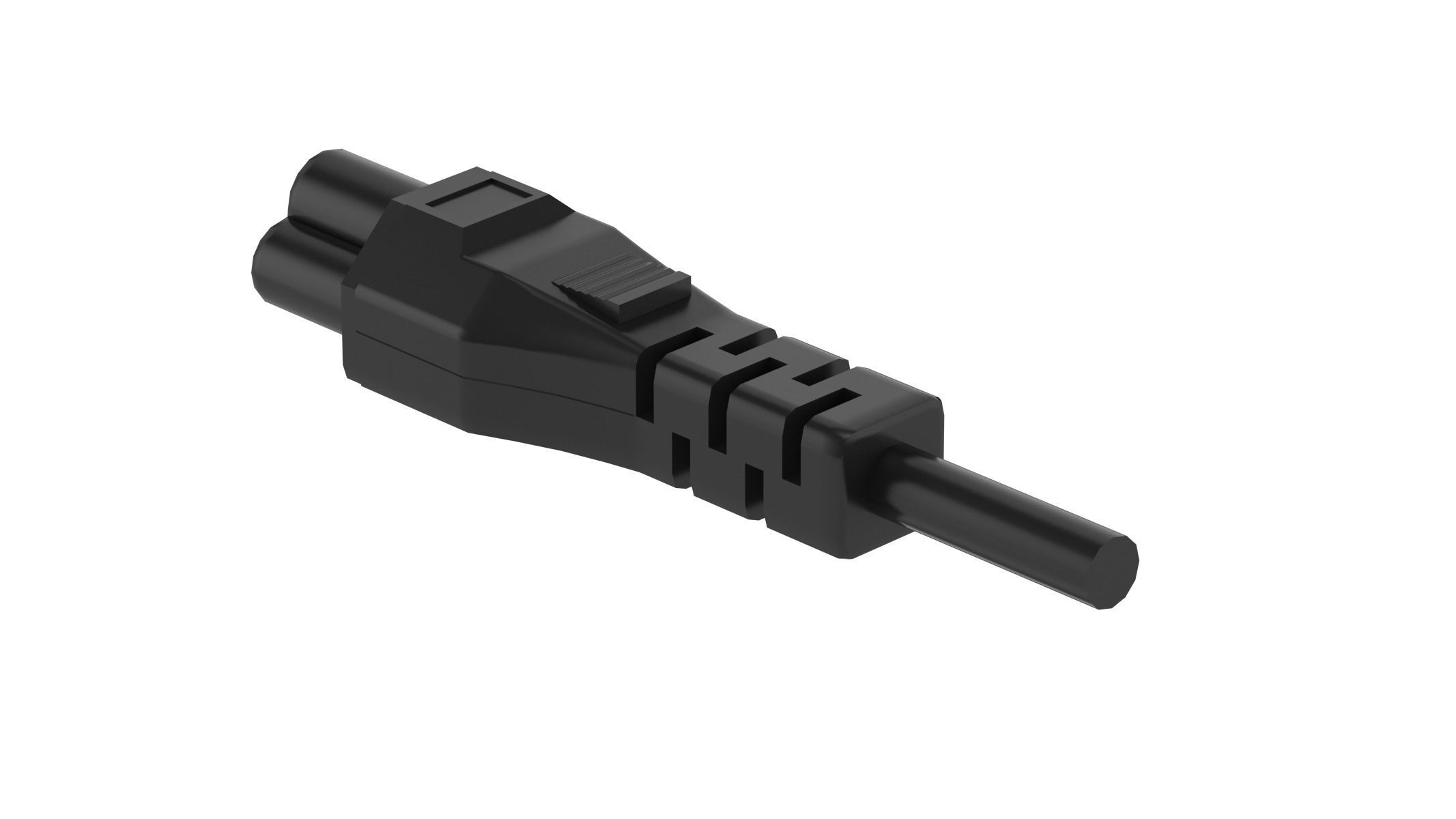 IEC 320 C6 Male 3D model | CGTrader