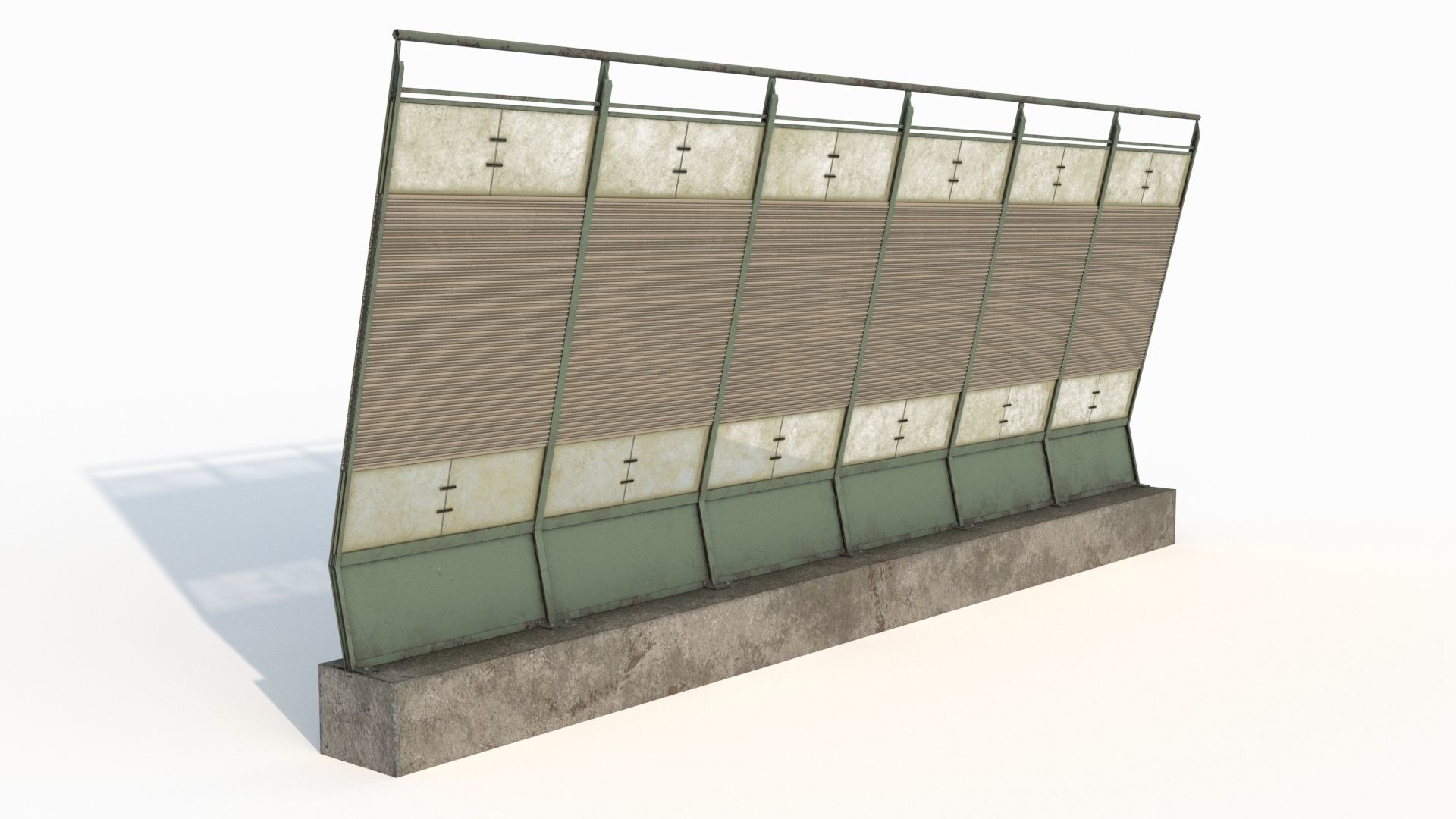 3D model Noise barrier VR / AR / low-poly | CGTrader
