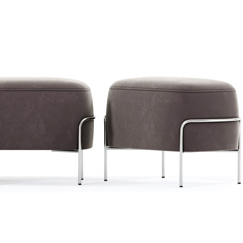 Hubsch Pouf 3D model | CGTrader