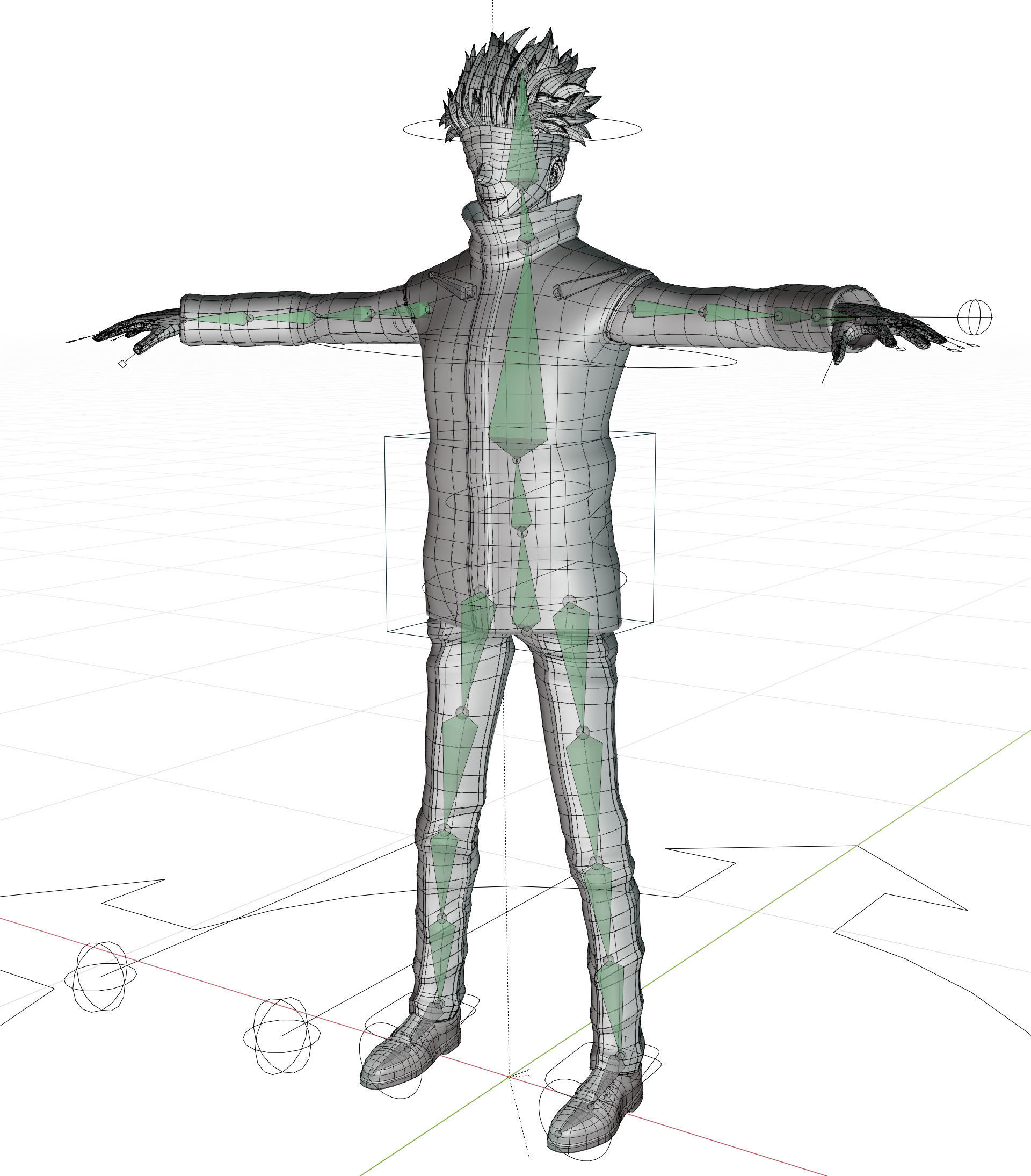 3D model Jujutsu Kaisen - Gojo VR / AR / low-poly | CGTrader