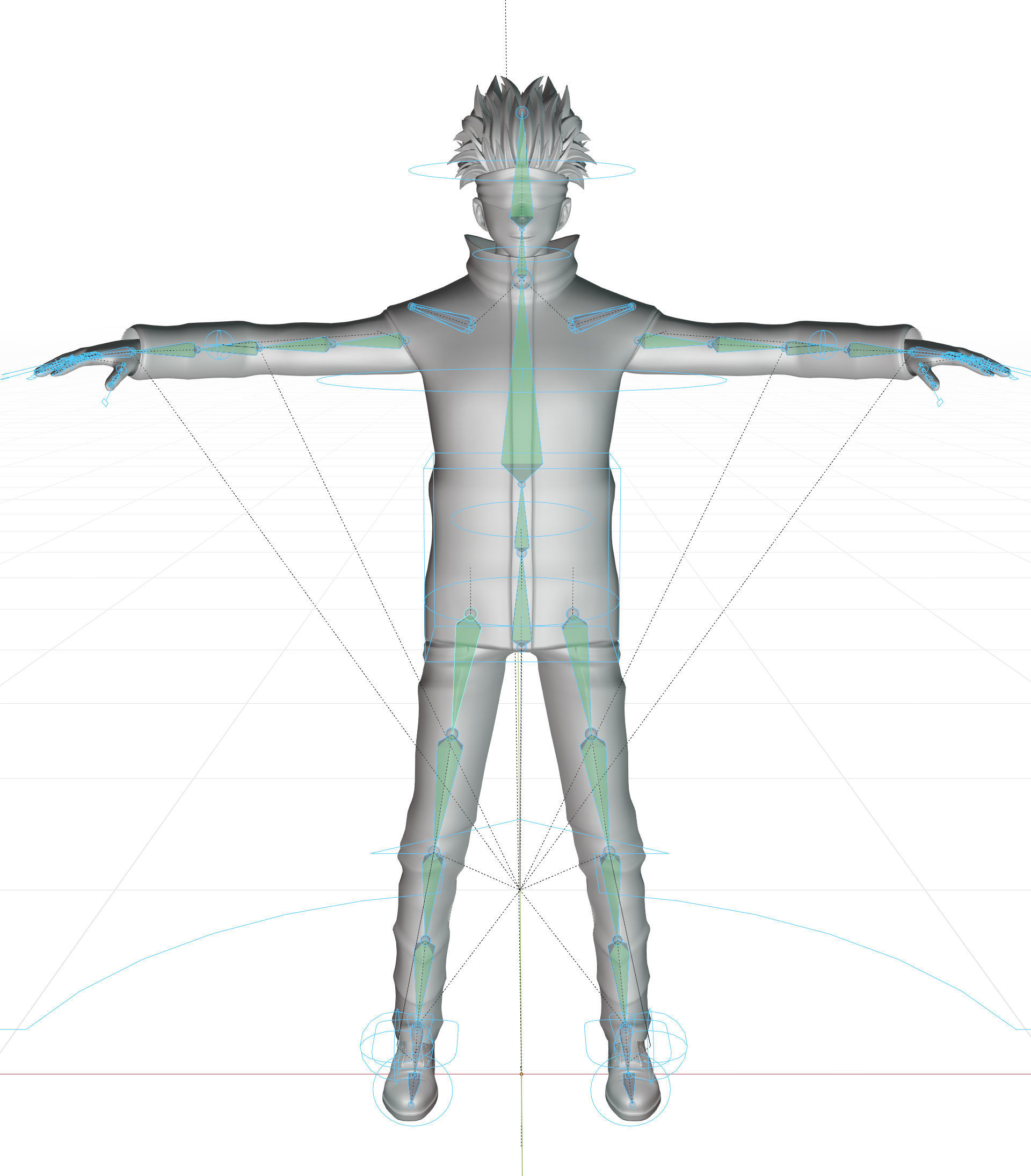 3D model Jujutsu Kaisen - Gojo VR / AR / low-poly | CGTrader