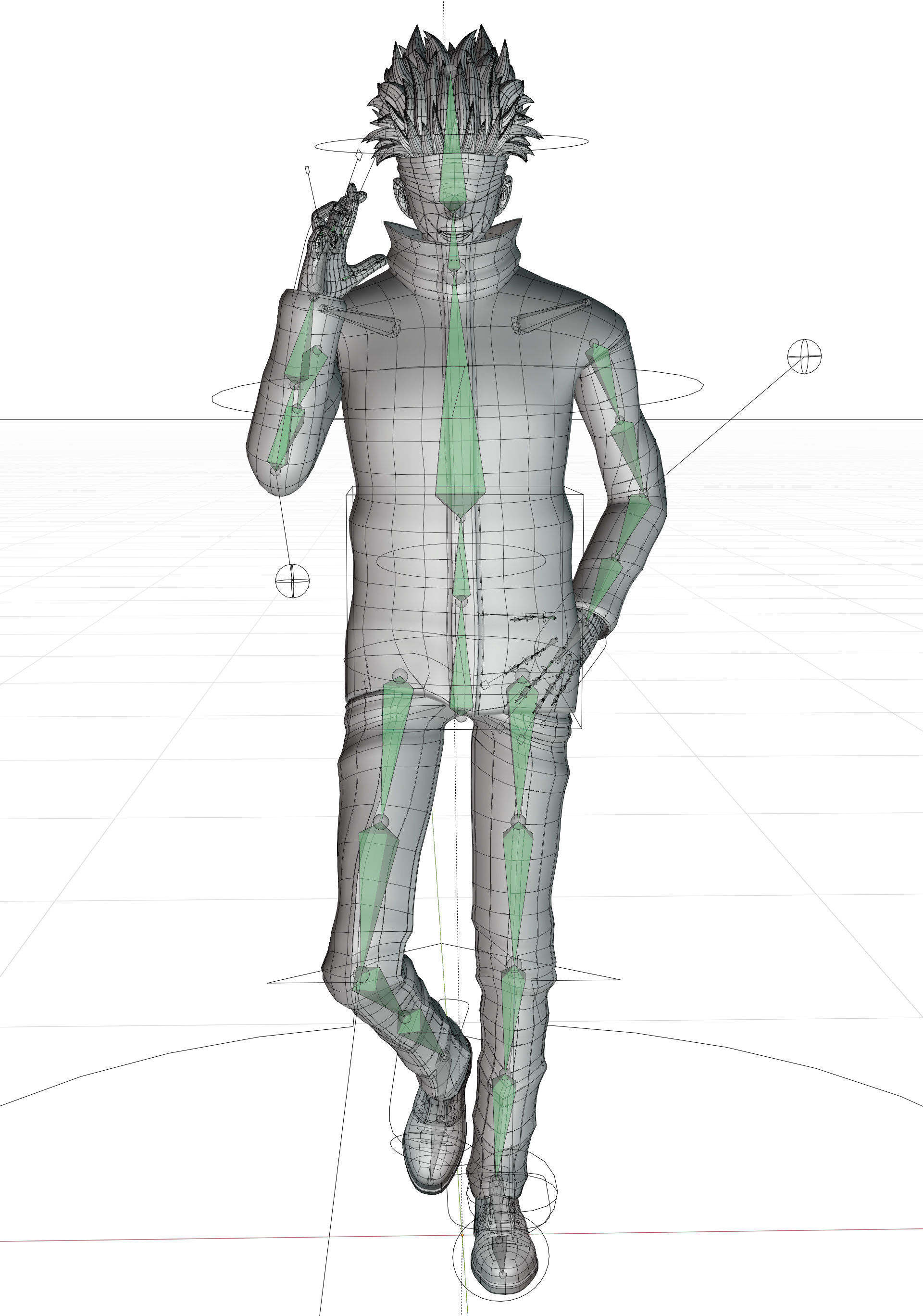 3D model Jujutsu Kaisen - Gojo VR / AR / low-poly | CGTrader