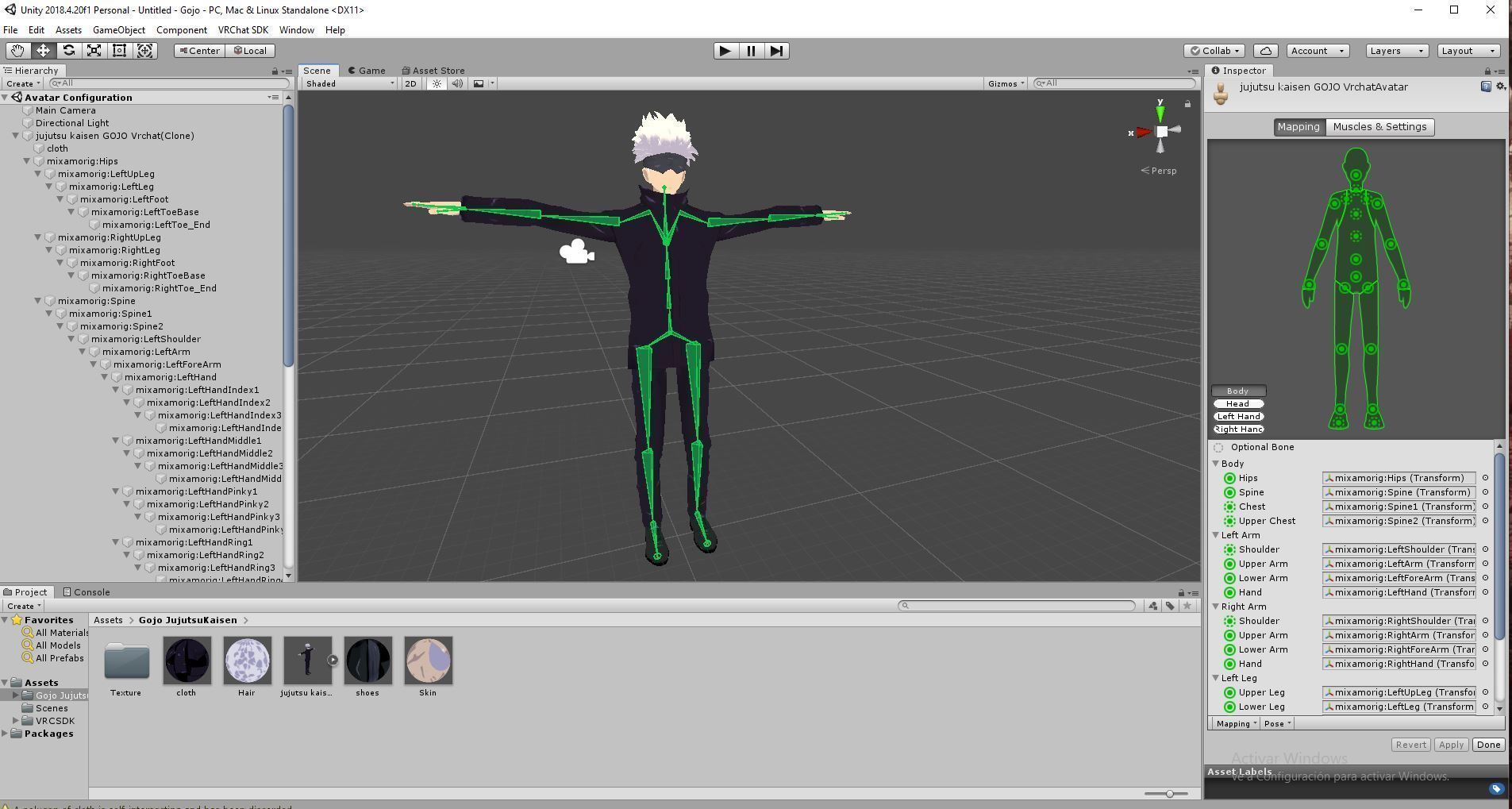 3D model Jujutsu Kaisen - Gojo VR / AR / low-poly | CGTrader