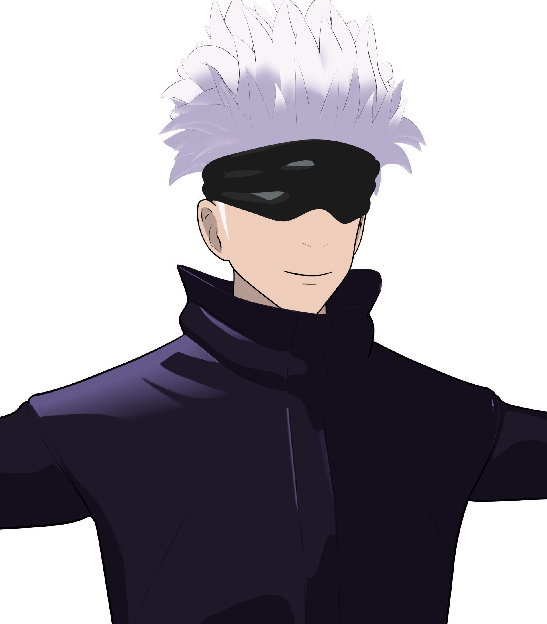 3D model Jujutsu Kaisen - Gojo VR / AR / low-poly | CGTrader