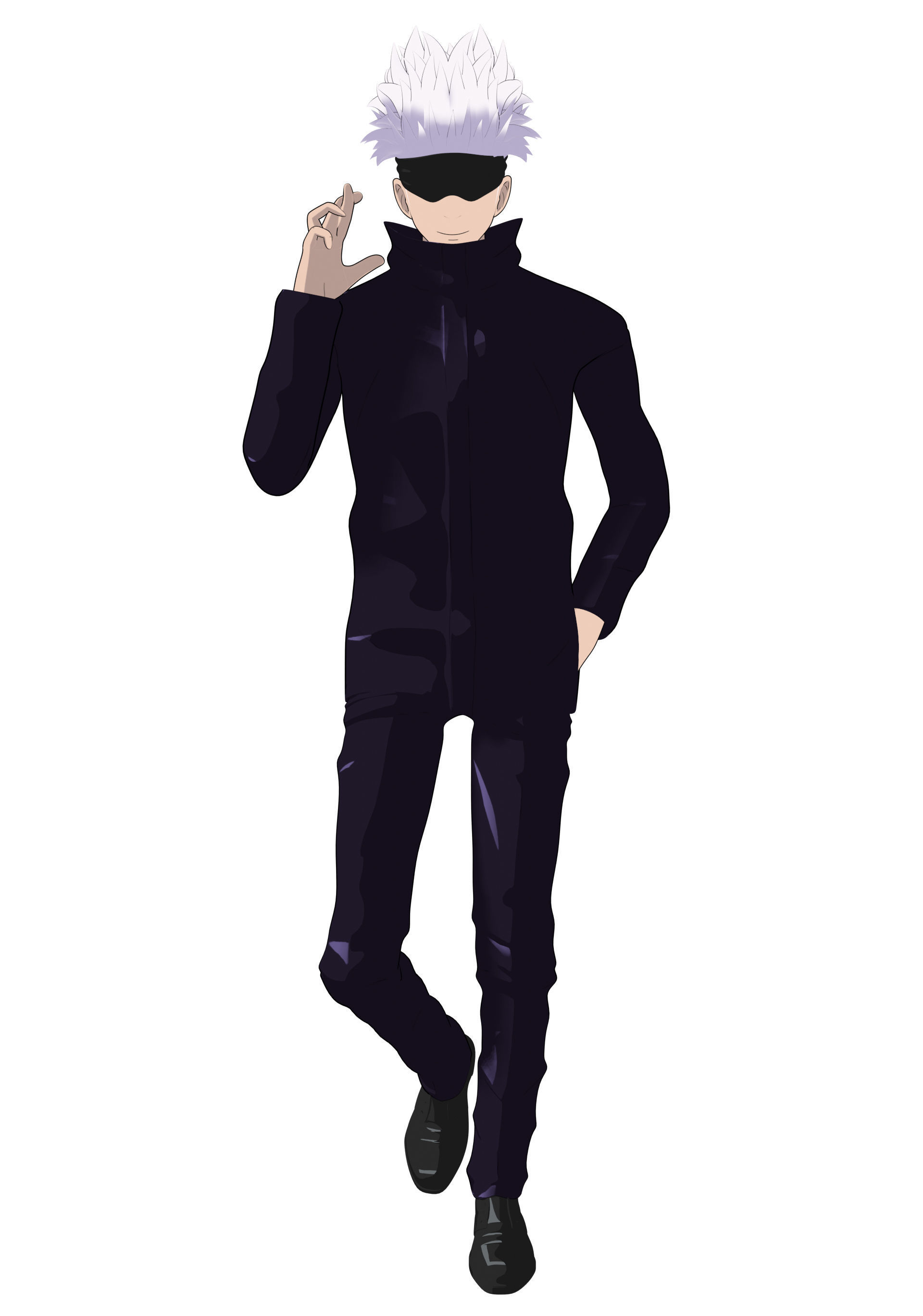 3D model Jujutsu Kaisen - Gojo VR / AR / low-poly | CGTrader