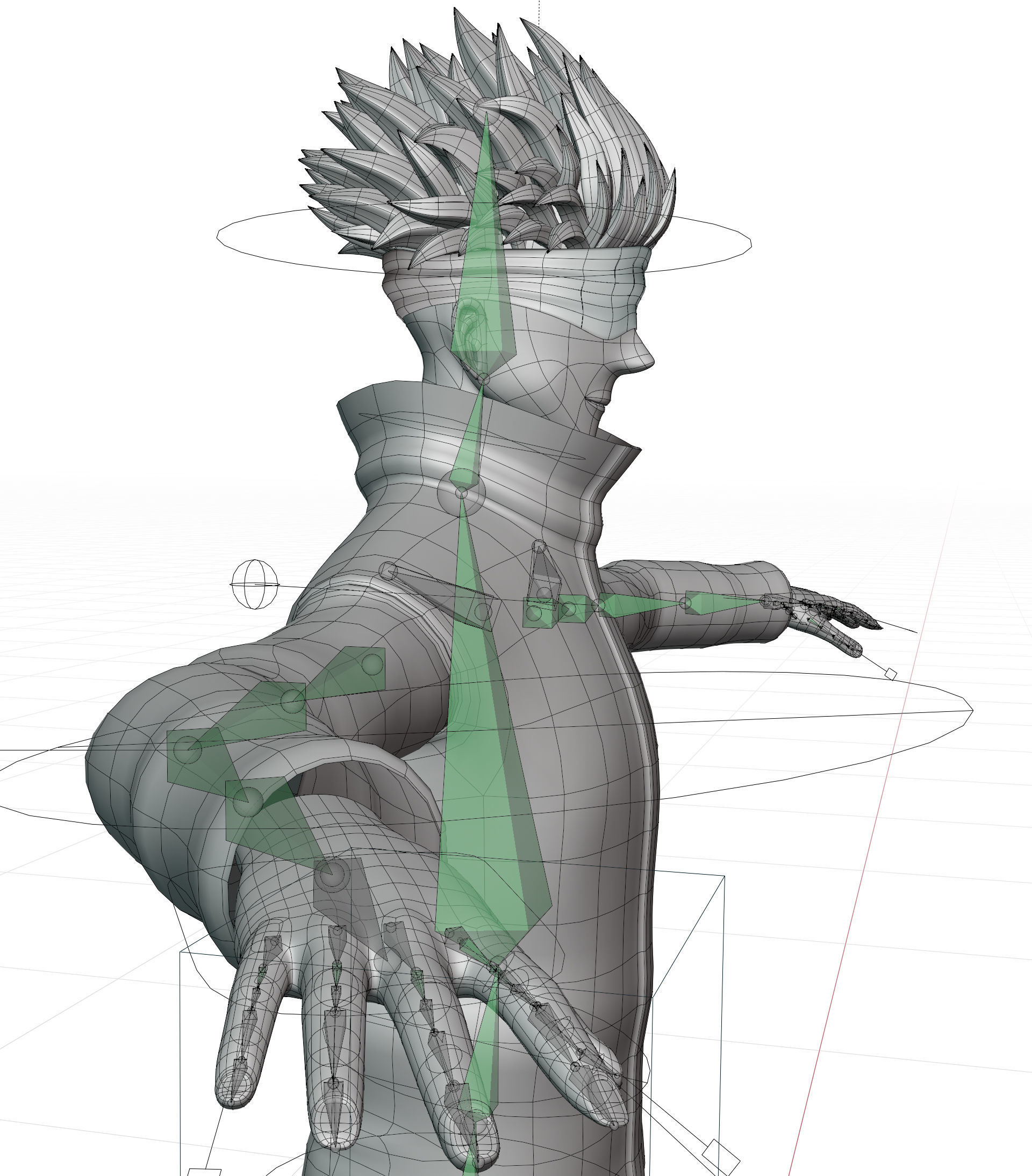 3D model Jujutsu Kaisen - Gojo VR / AR / low-poly | CGTrader