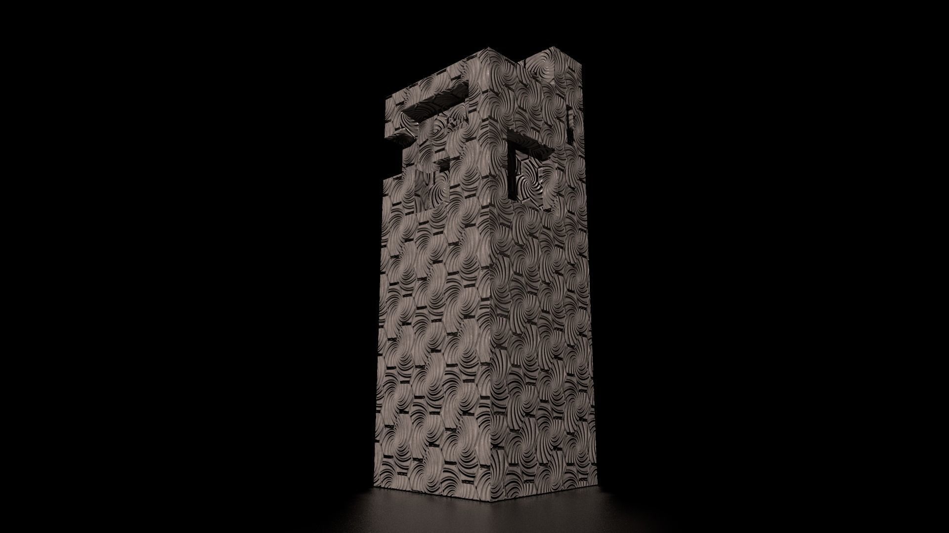 Monument tower made of concrete free VR / AR / low-poly 3D model | CGTrader