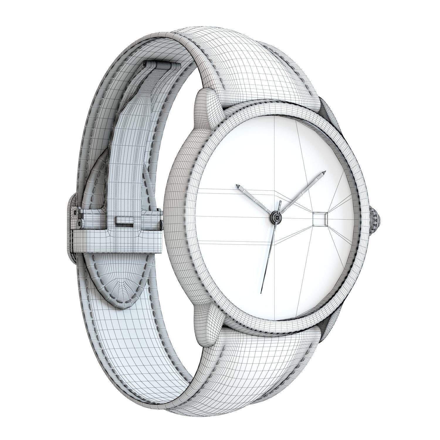 Luxury Wristwatch 01 3D model | CGTrader