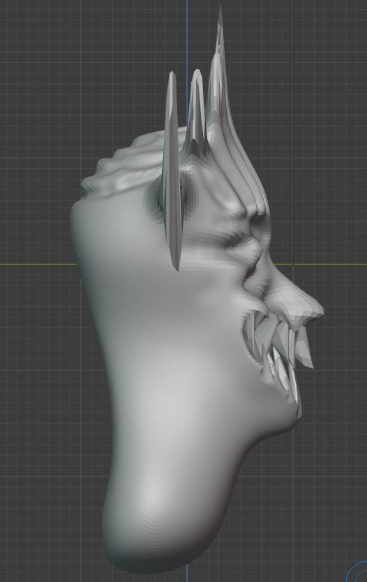 horror head 3d model 3D model | CGTrader
