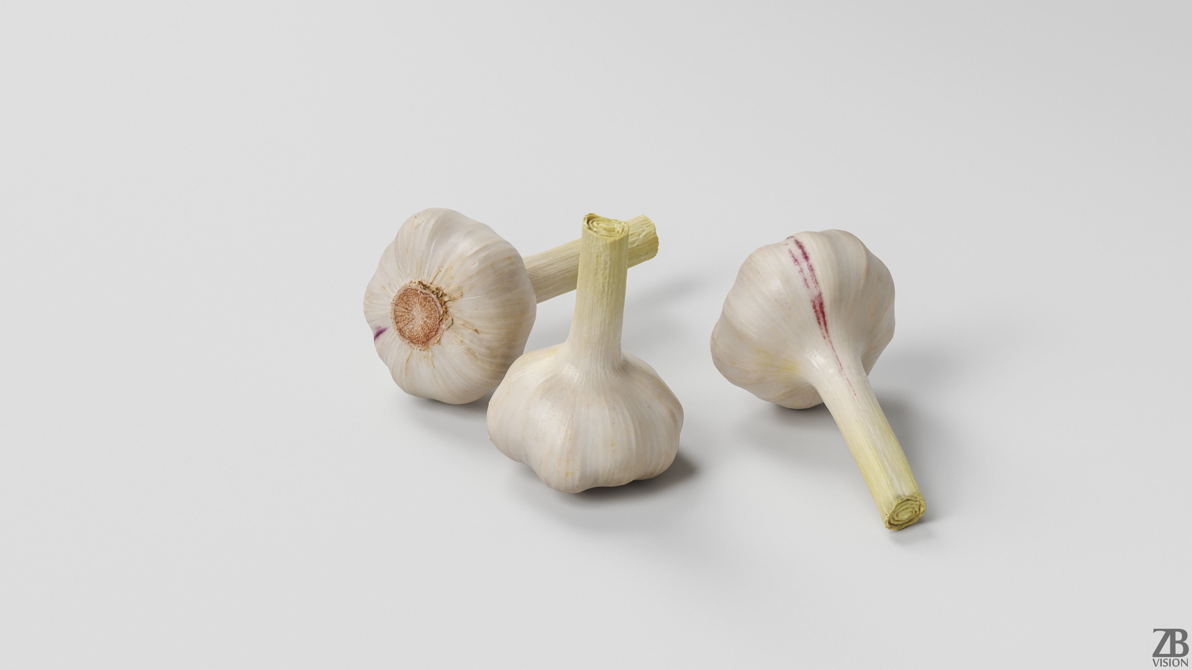 Garlic 3D model | CGTrader