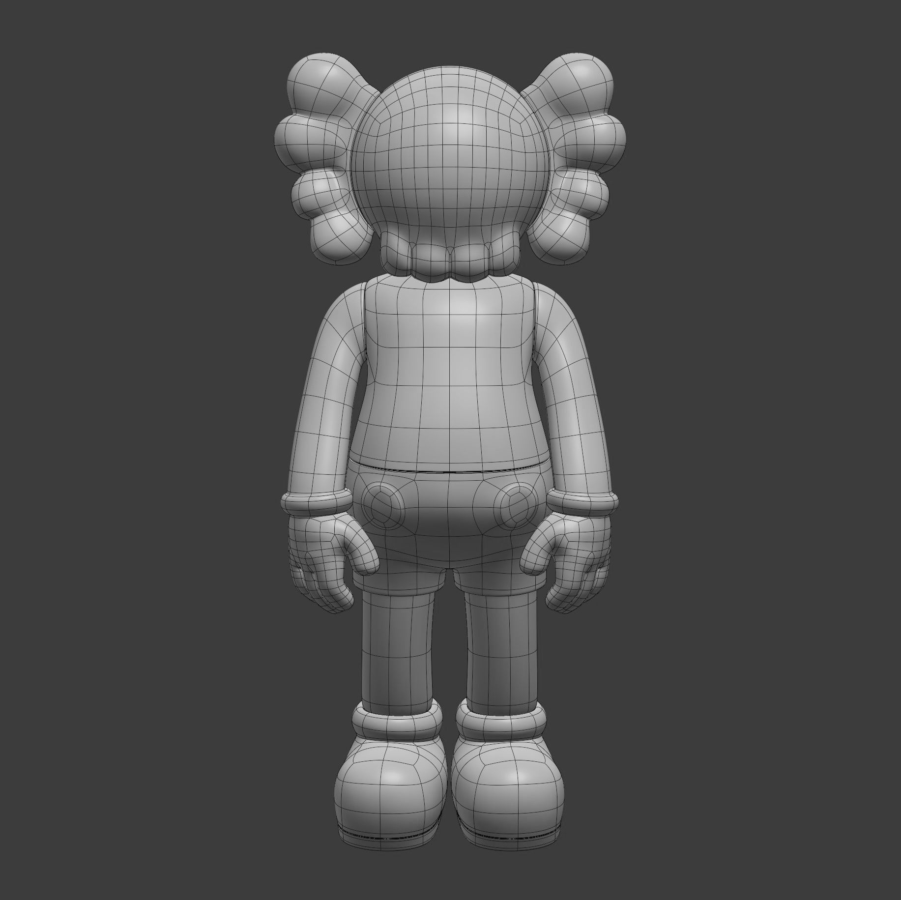 KAWS Metal Companion 3D model | CGTrader