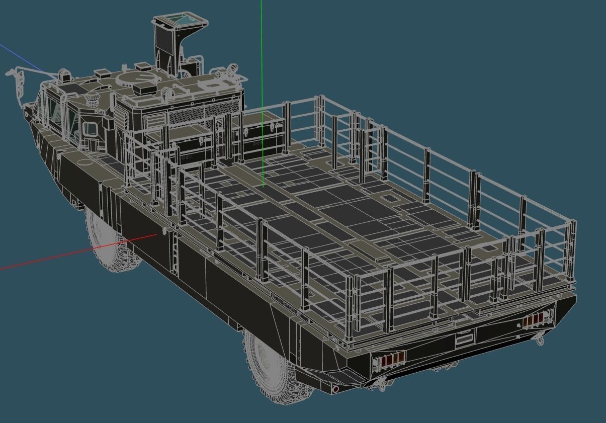 JGSDF Type94 Beach Minelayer Vehicle 3D model | CGTrader