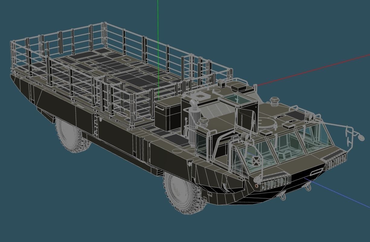 JGSDF Type94 Beach Minelayer Vehicle 3D model | CGTrader