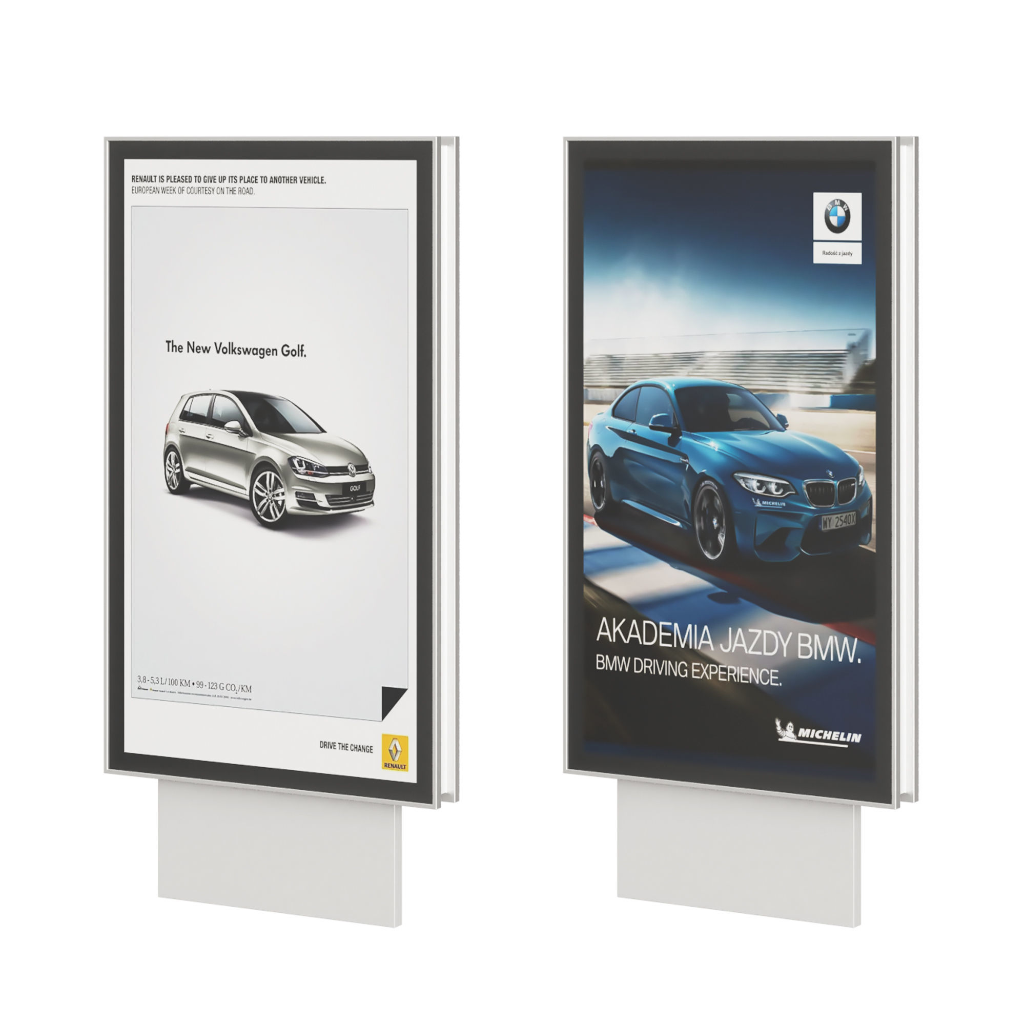 Street Advertising 3D model | CGTrader