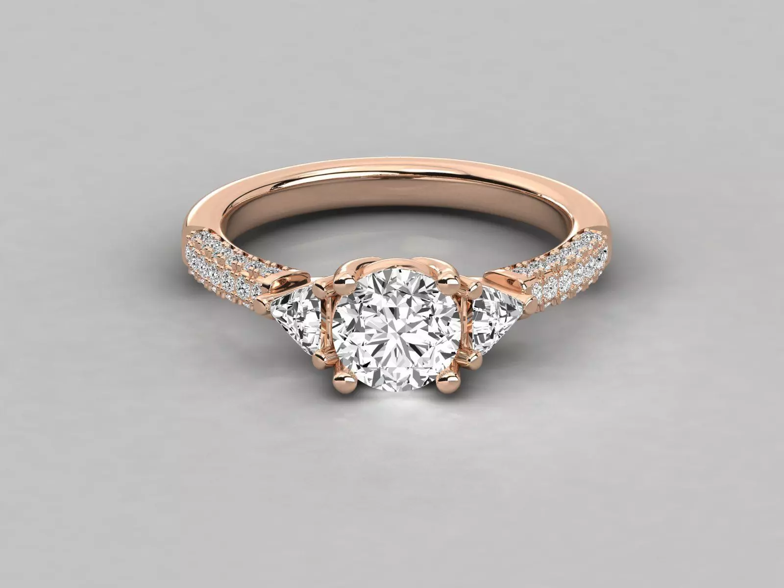 Women solitaire ring 3dm stl render detail 3D model 3D printable | CGTrader