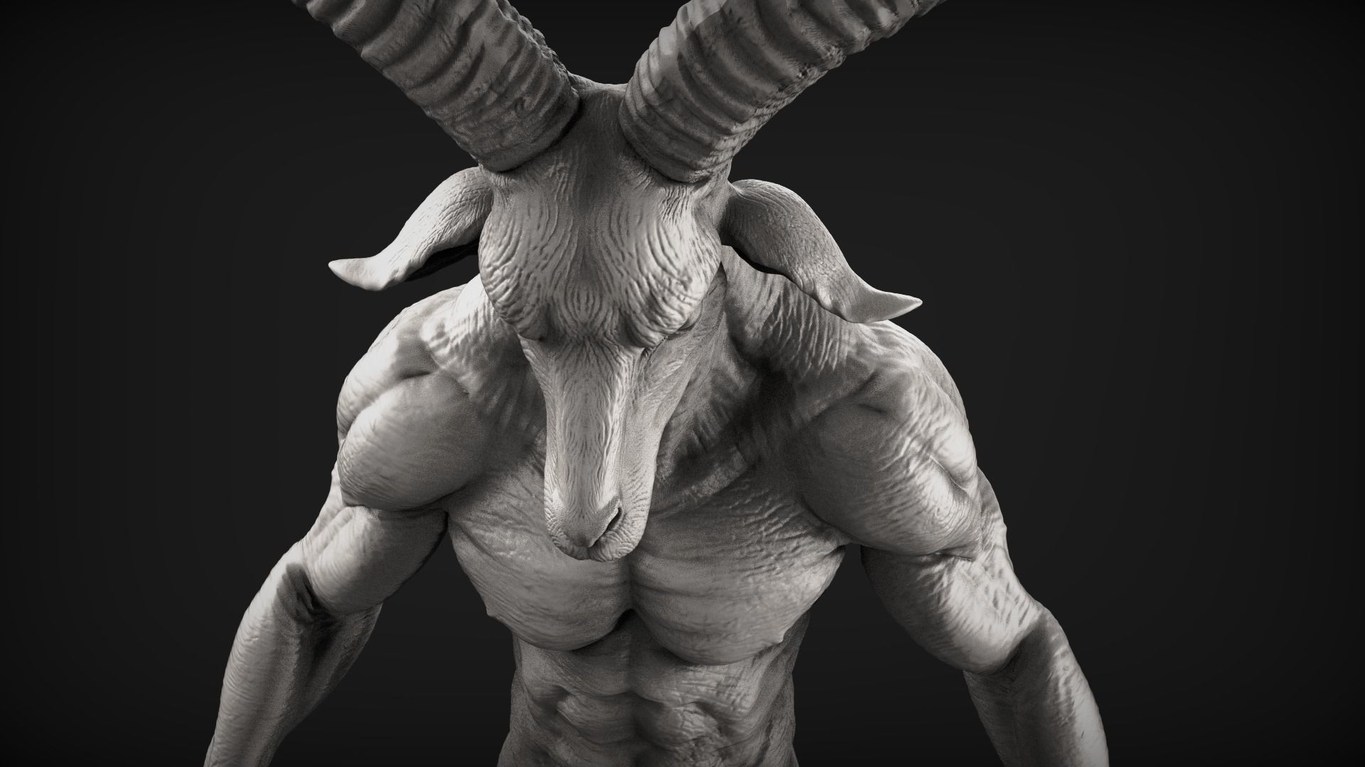 Demon 2 High Poly Sculpt 3D model | CGTrader