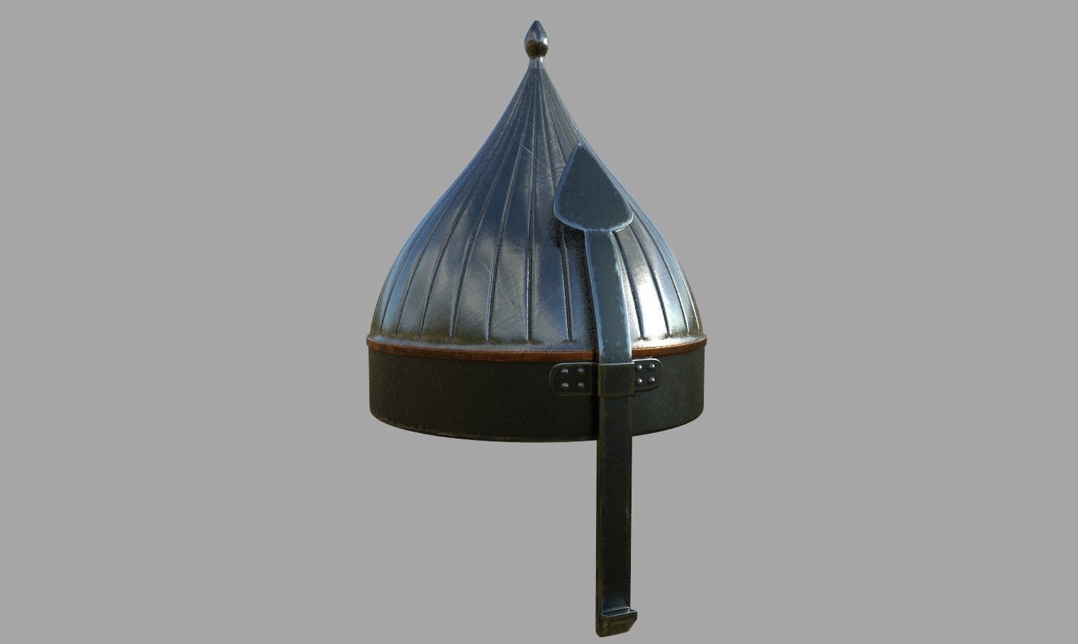 Medieval middle eastern helmet 3D model | CGTrader