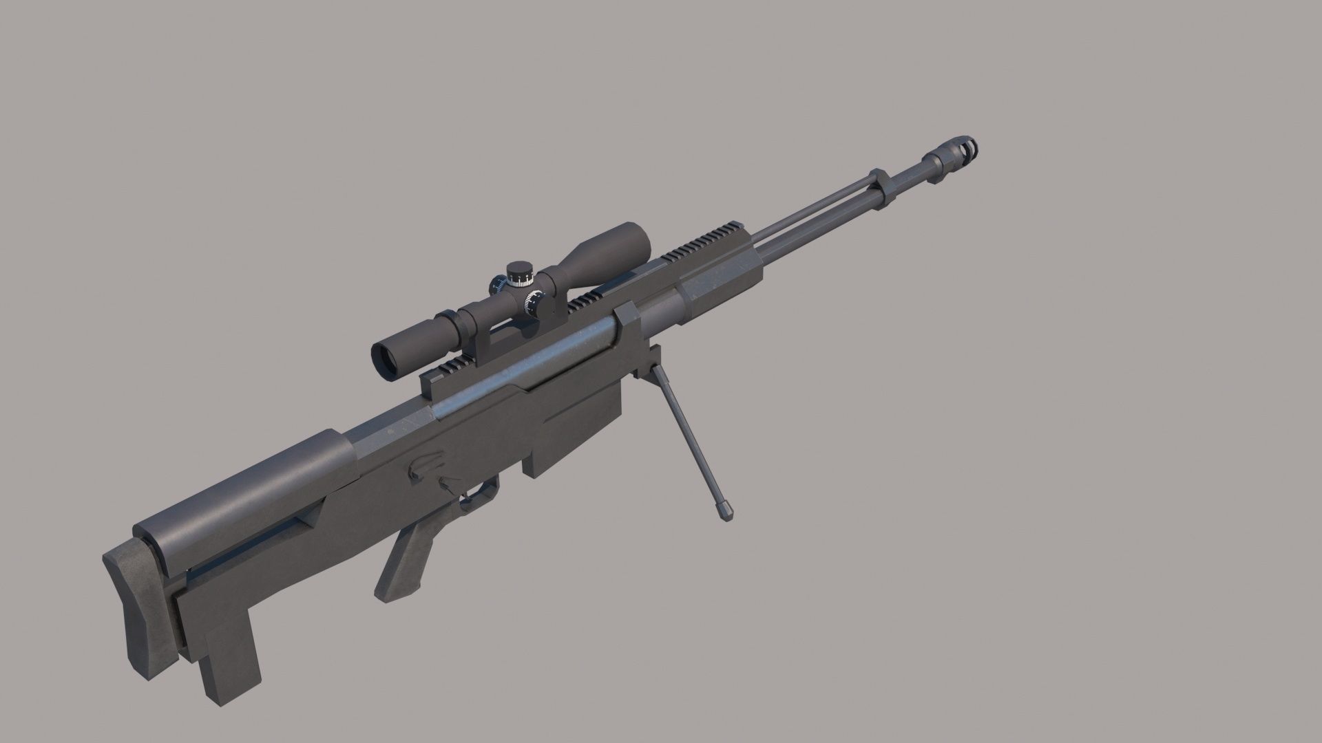 3D model Accuracy International AS50 VR / AR / low-poly | CGTrader