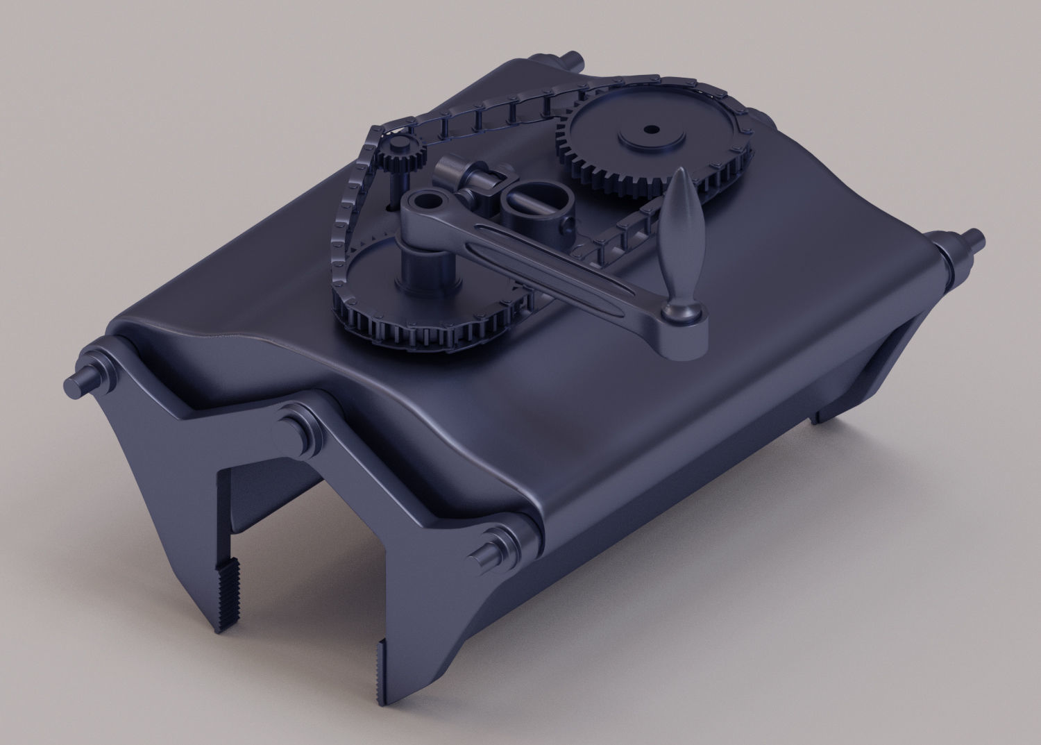 100 elementary industrial parts 3D model | CGTrader