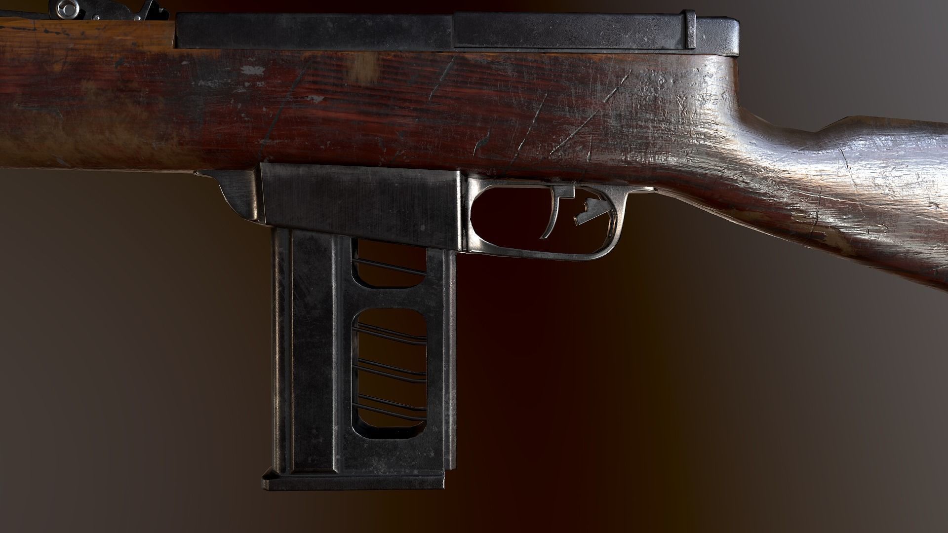 3D model Breda rifle 1935 ww2 PBR VR / AR / low-poly | CGTrader