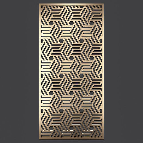 Decorative panel 302 3D model | CGTrader