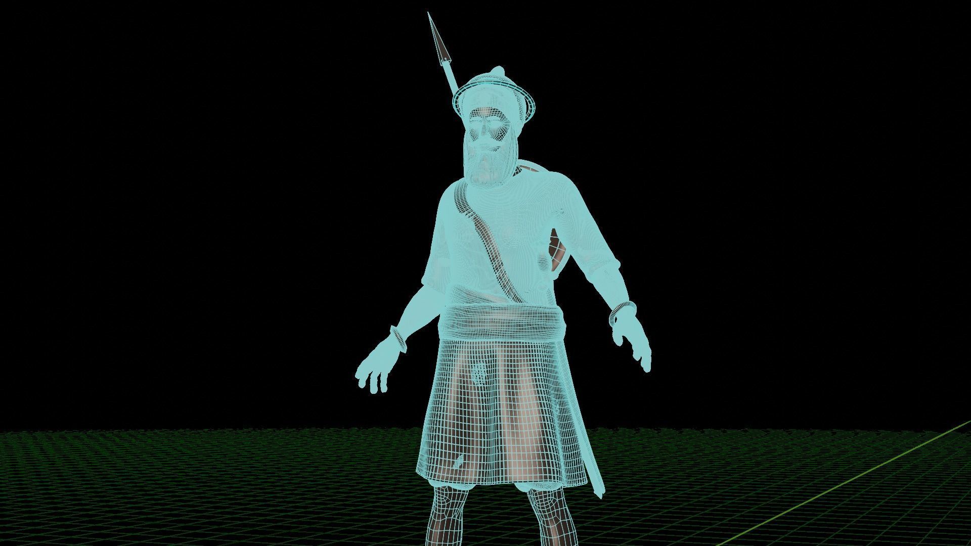 Sikh Warrior Bronze Statue Nihang 3D model | CGTrader