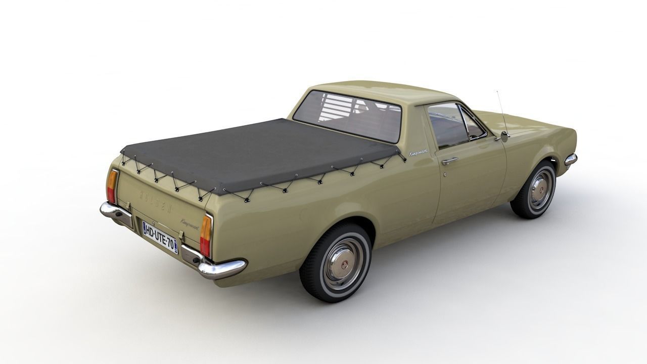HOLDEN HG UTE KINGSWOOD 1970 3D model | CGTrader